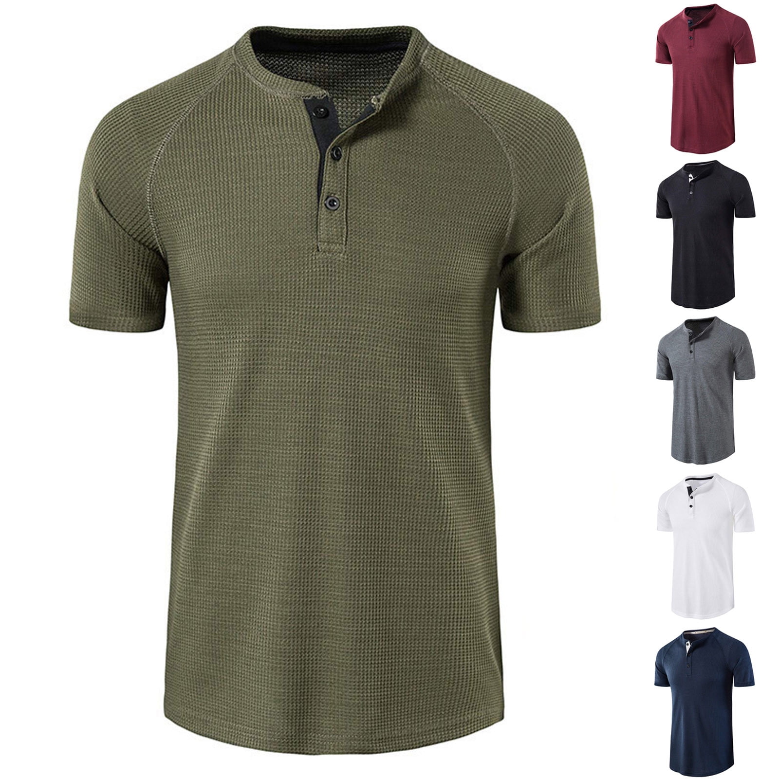 symoid Mens Shirts Clearance- Casual Summer Big and Tall Turndown ...