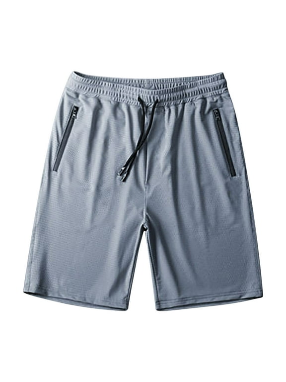 Leesechin Big and Tall Shorts Clearance Mens Shorts Solid Pocket ...