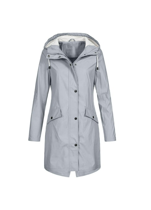 Raincoat Waterproof Rain Coat Poncho Long Rain Jackets Lightweight with ...