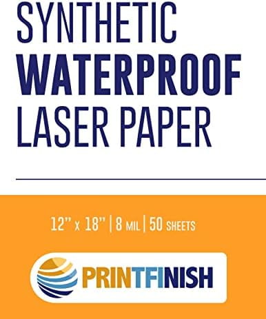 synthetic laser paper | 12x18 weatherproof copy paper | 305mm x 457mm 5 ...