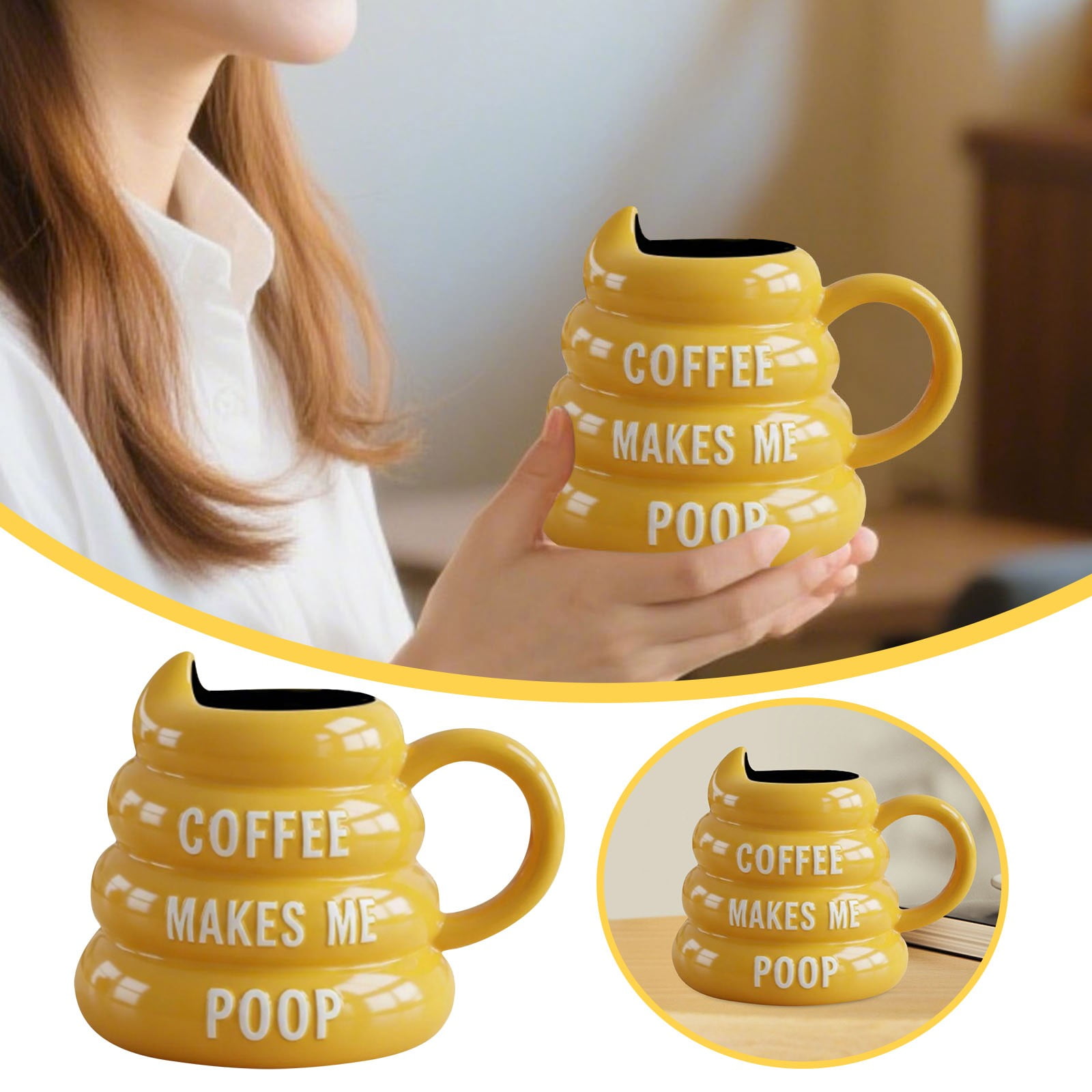 syytpdjjd Funny Morning Coffee Mug With Declarations Resin Novelty Cup ...