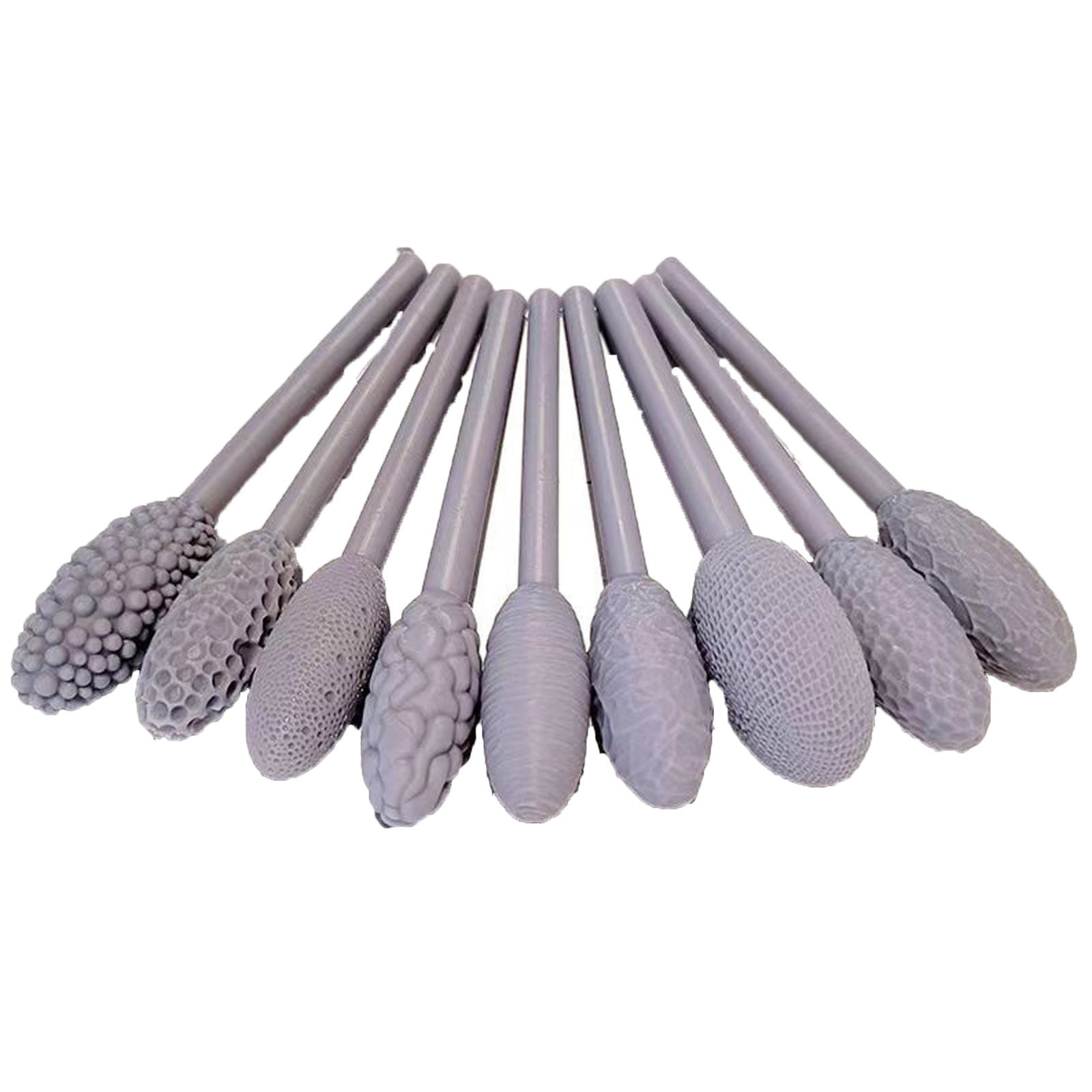 syytpdjjd Texture Tool Set For Art Projects 9 Piece Oval Pattern ...