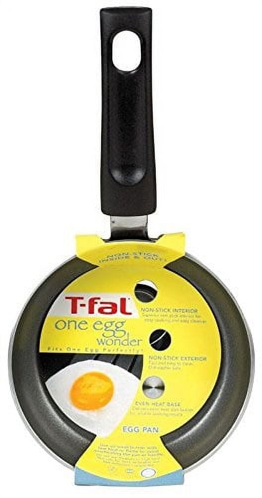 t-fal b1500 specialty nonstick one egg wonder fry pan cookware, 4.75-inch, grey - Walmart.com