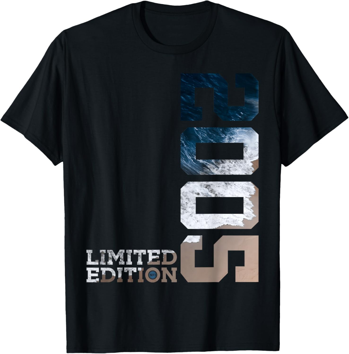 t-shirt 19 YEARS 19TH BIRTHDAY LIMITED EDITION 2005 T-Shirt mens，black ...