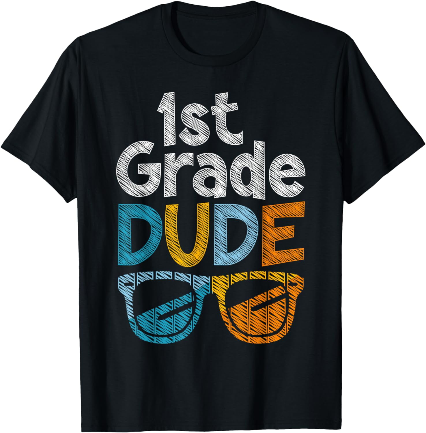 t-shirt 1st Grade Dude Back To School First Grade student T-Shirt mens ...