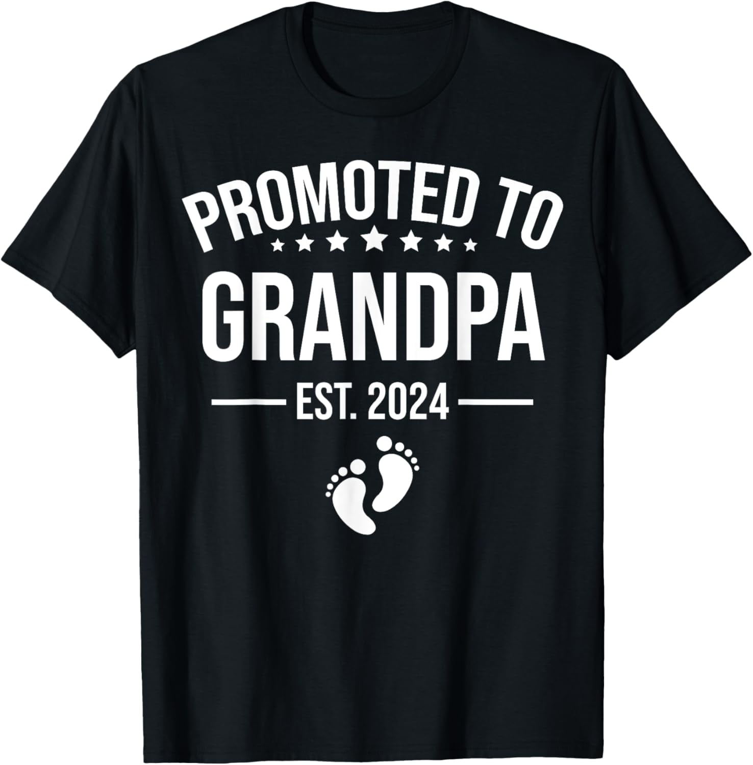 t-shirt 1st Time Grandpa EST 2024 New First Grandpa 2024 T-Shirt ...
