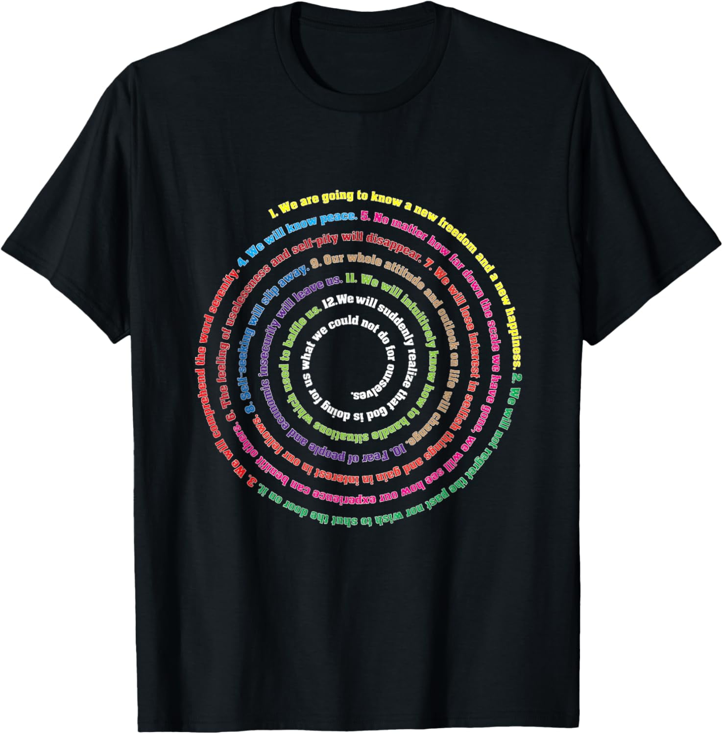 t-shirt AA 12 Step Recovery T Shirt Definition Of Insanity T-Shirt mens ...