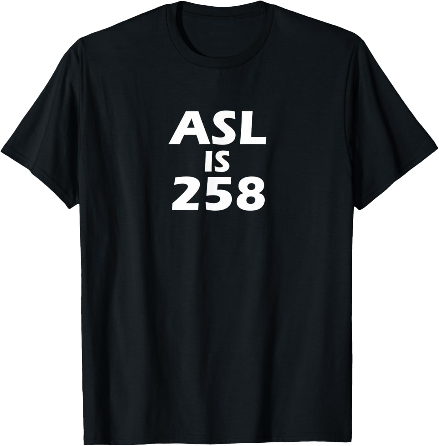 t-shirt ASL is 258 Funny American Sign Language Interesting Deaf T ...