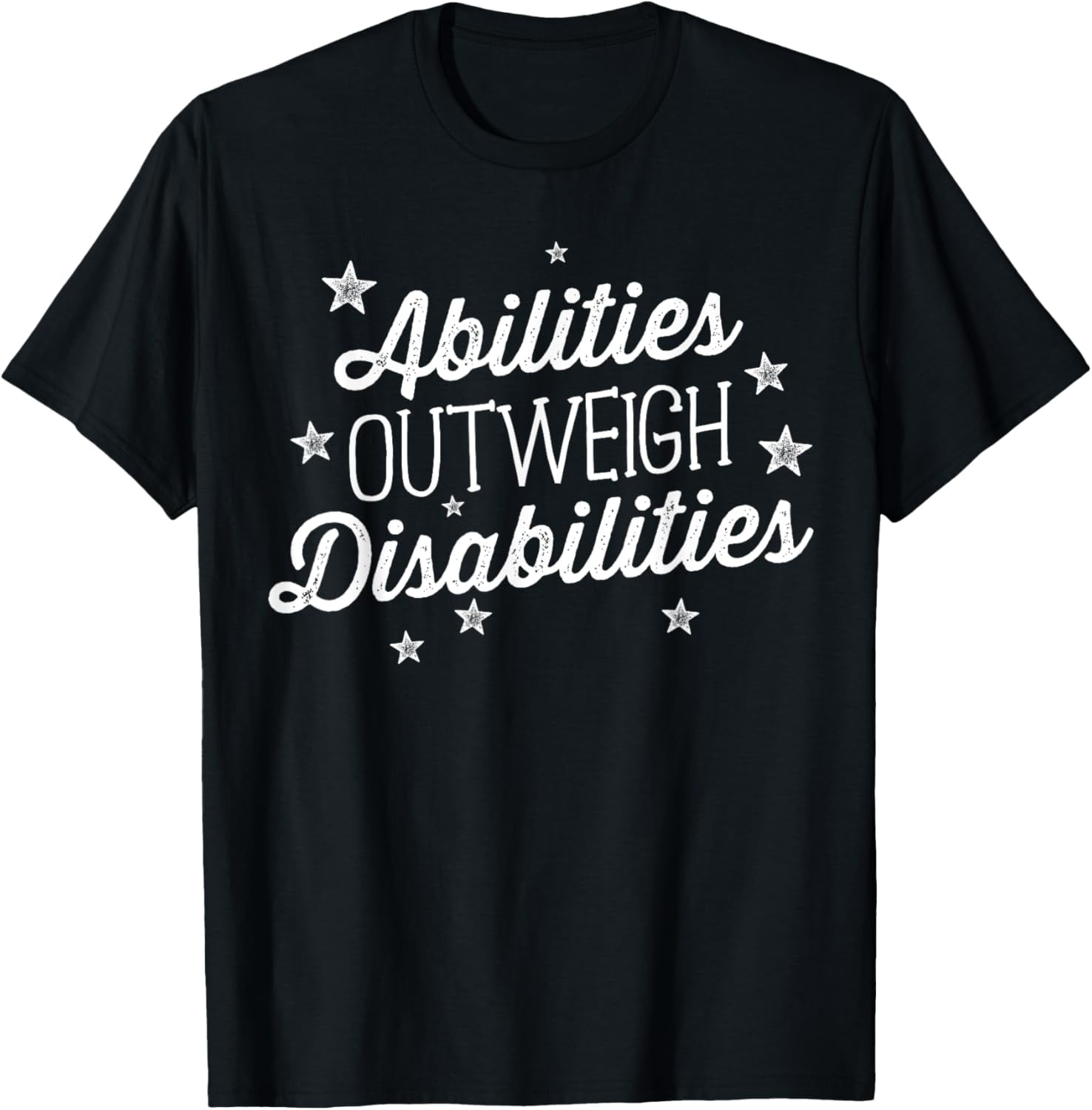 t-shirt Abilities Outweigh Disabilities Speech Therapy T-Shirt SLP T ...