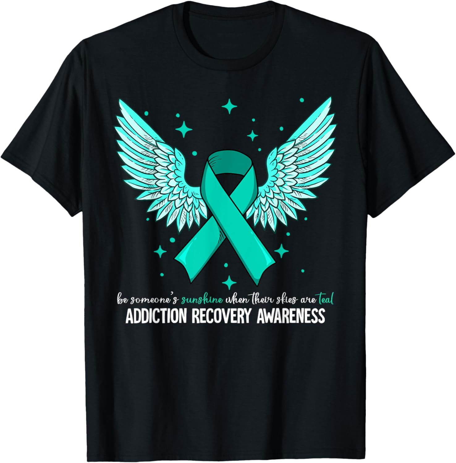 t-shirt Addiction Recovery Awareness T-Shirt mens，black，women，funny ...