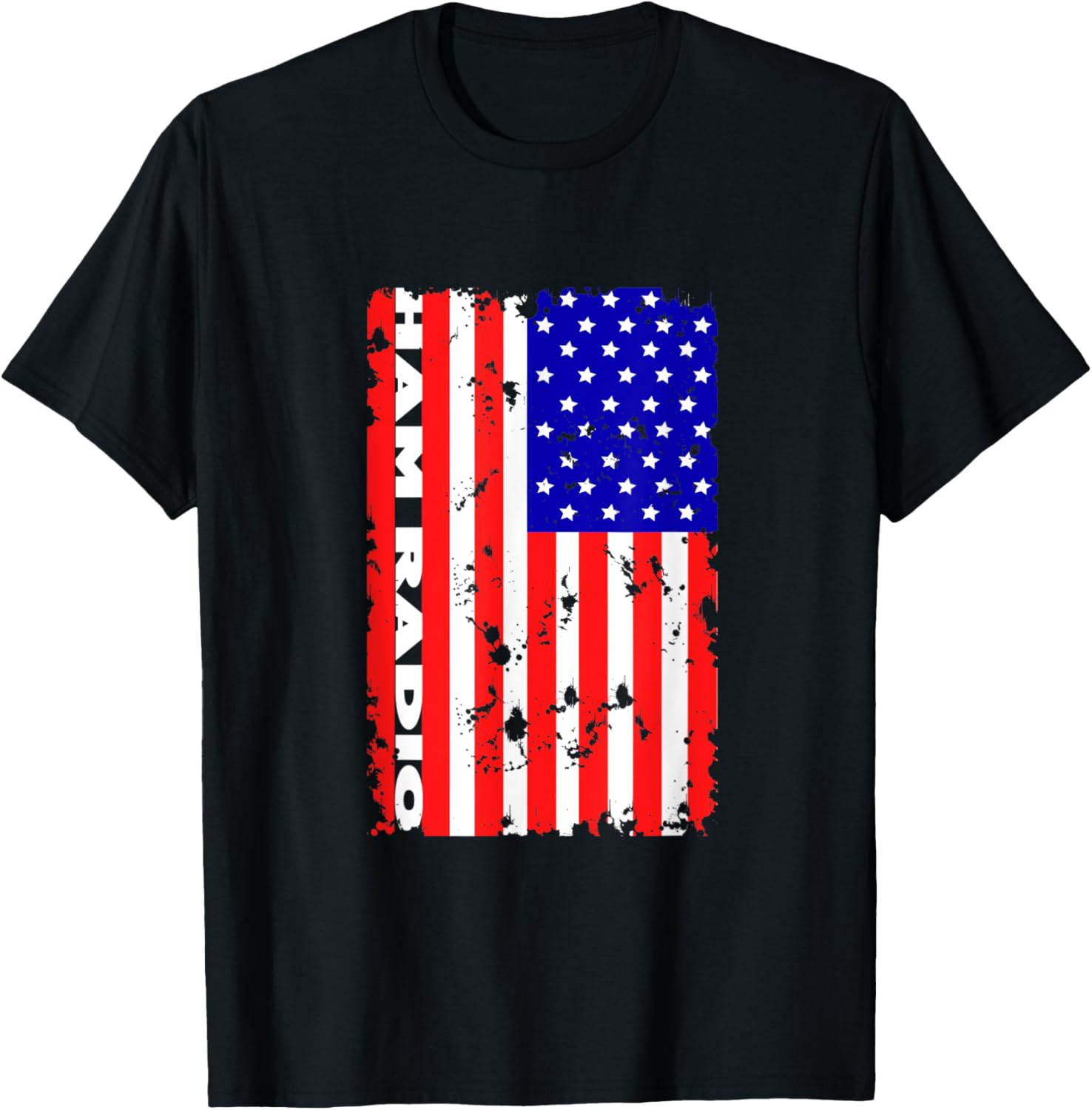 t-shirt American Flag Ham Radio Classic 90s Radio Connectivity T-Shirt ...