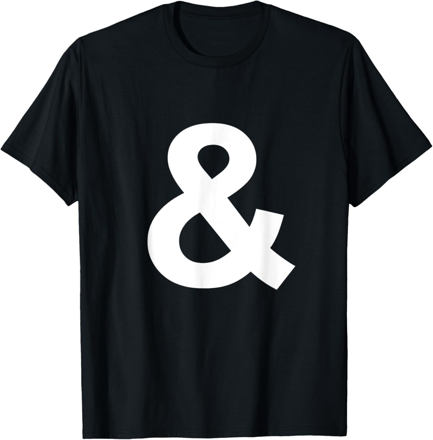 t-shirt Ampersand Sign Shirt Initial Monogram mens，black，women，funny，journey，Crew Neck, Short ...