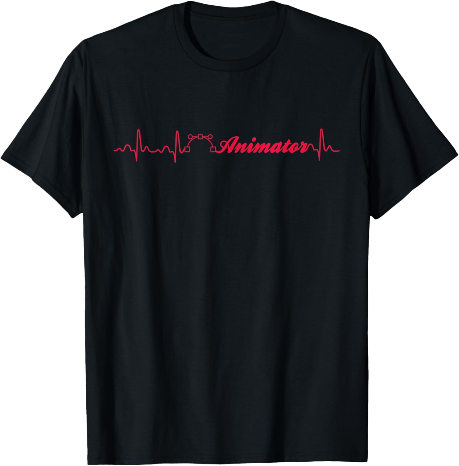 t-shirt Animator Heartbeat Animating Graphic Artist Animation T-Shirt ...