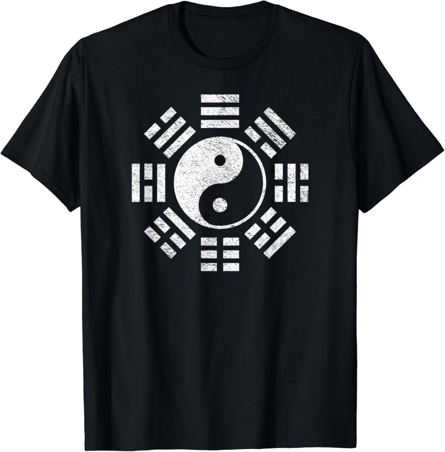 t-shirt BAGUA YIN YANG SYMBOL I CHING TAOISM TAI CHI FENG SHUI PAKUA T ...