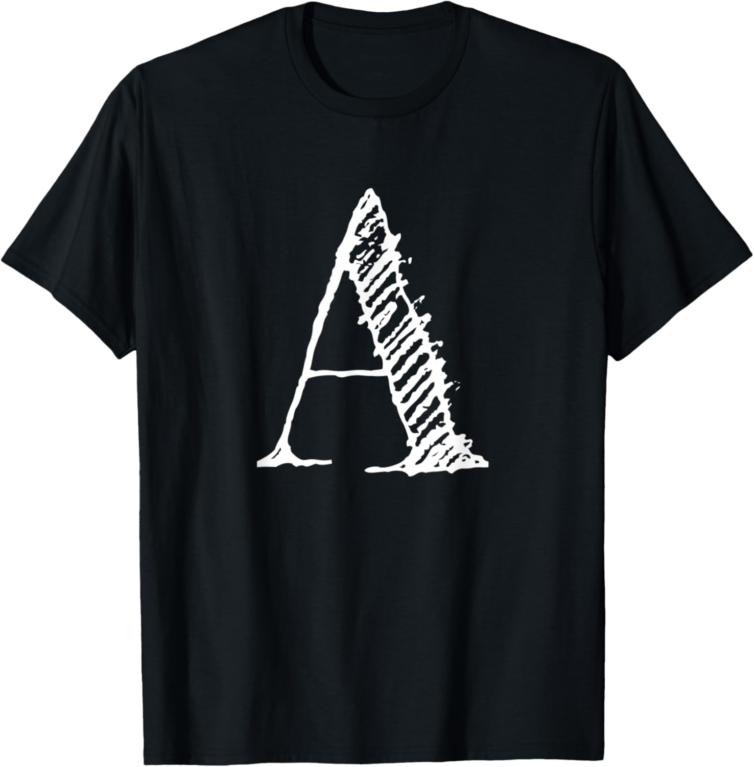 t-shirt Bold Letter A - Decorative Alphabet Big Font Capital Letter T ...