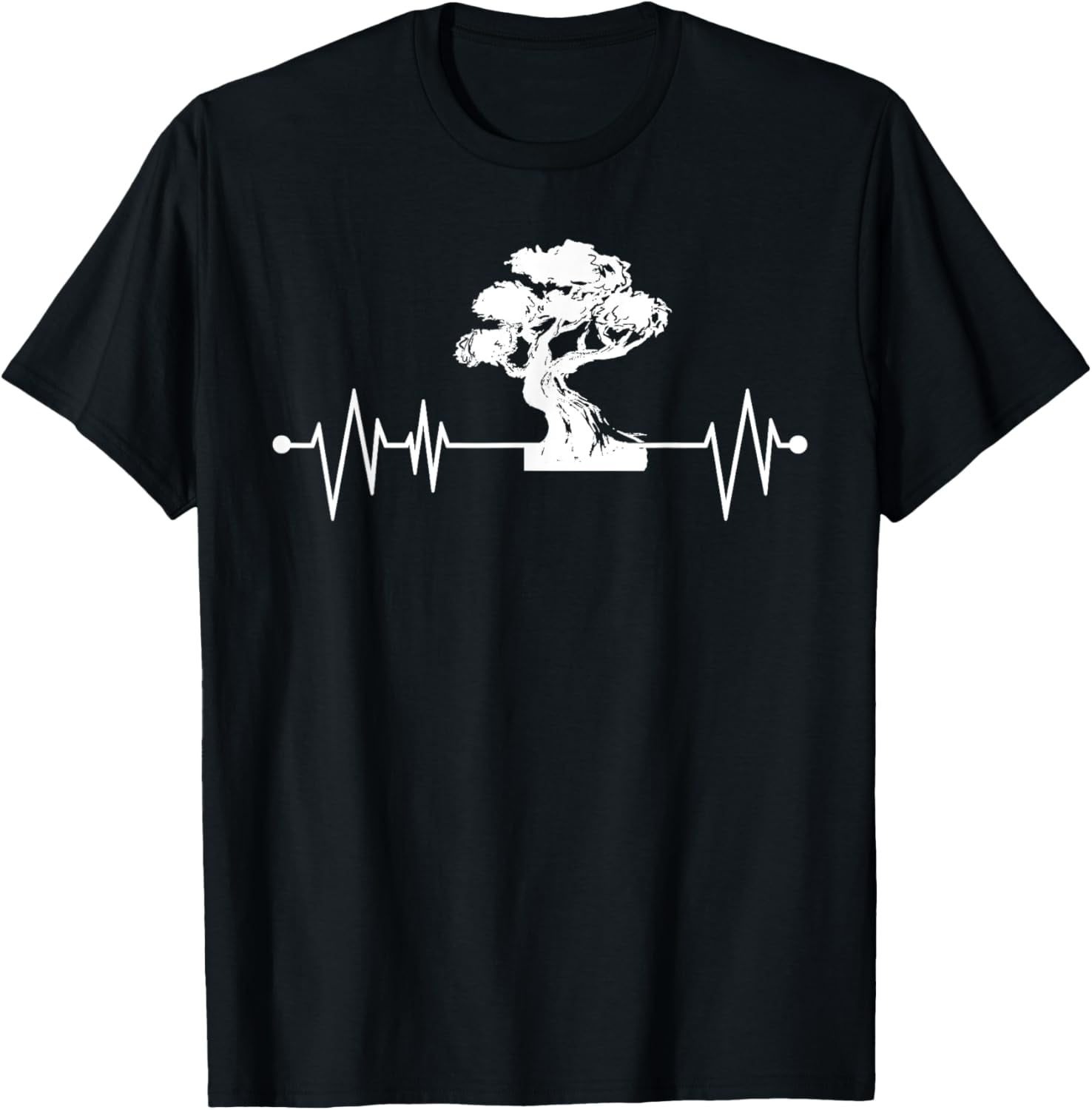 t-shirt Bonsai Tree Heartbeat Tray Planting Miniature Tree Artist T ...