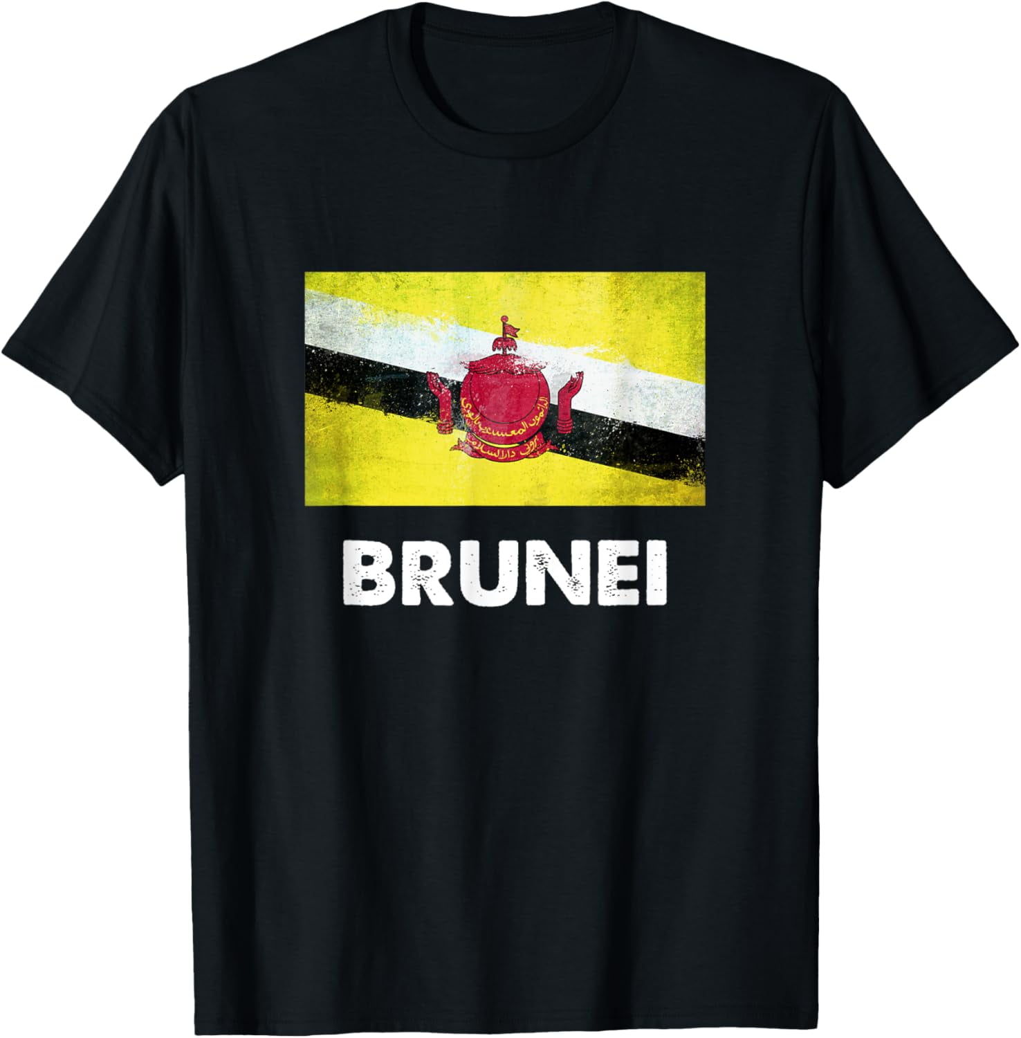 t-shirt Brunei Flag | Brunei T-Shirt mens，black，women，funny，journey ...