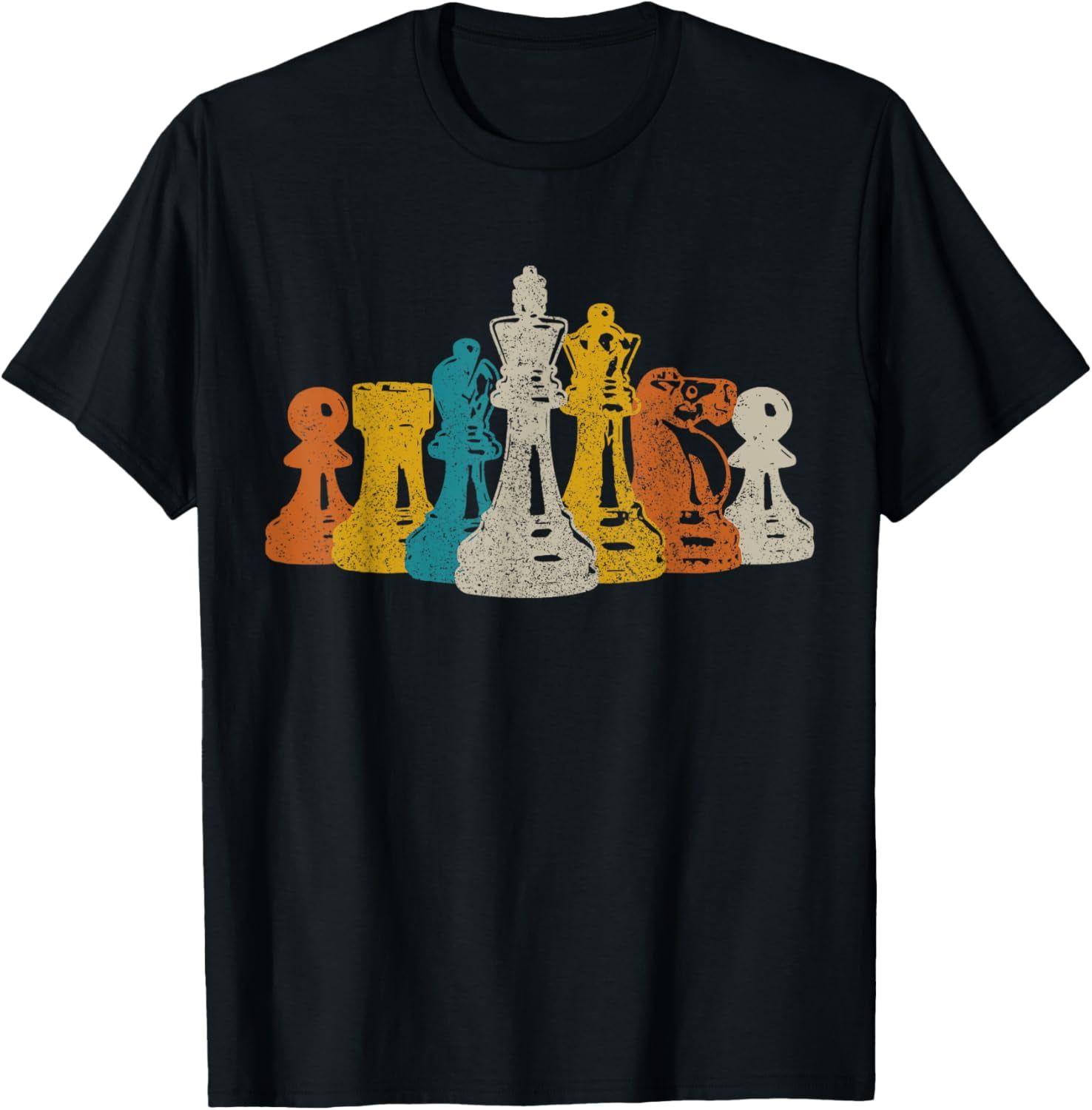 t-shirt Chess Vintage Retro Chess Player T-Shirt mens，black，women，funny ...