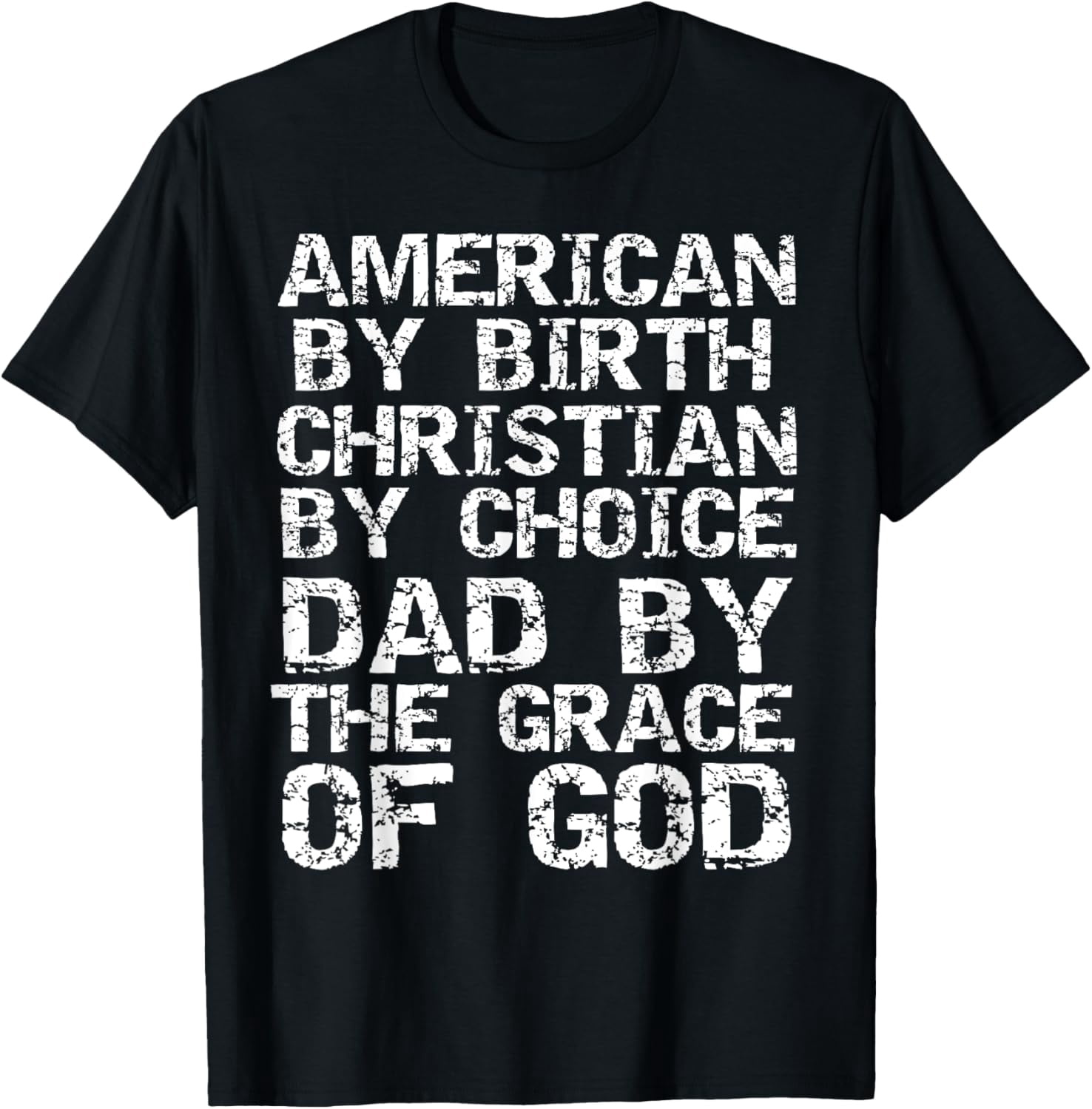 t-shirt Christian Father's Day Gift for Men from Son Dad Faith Quote T ...