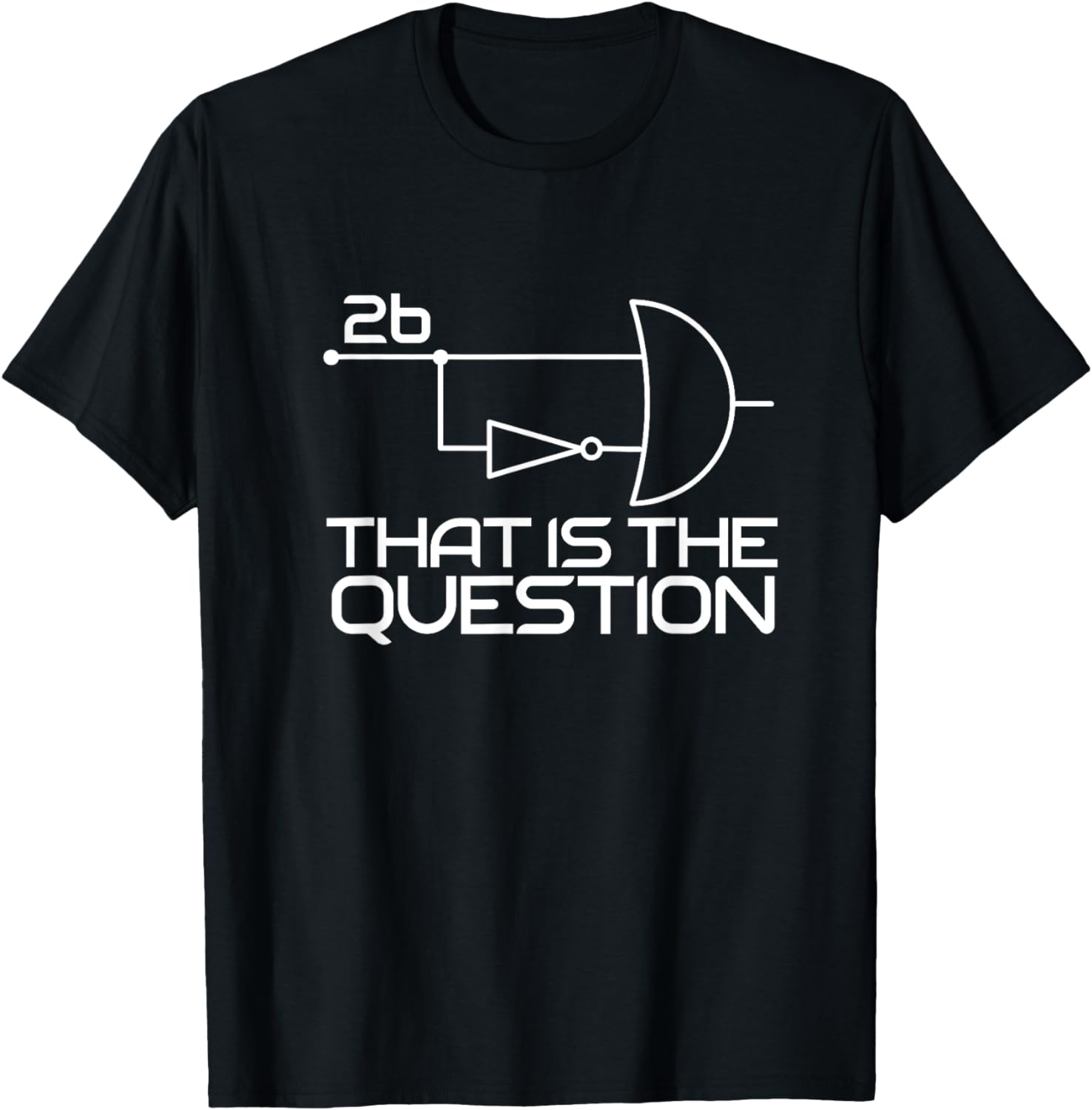 t-shirt Computer Science To Be Or Not To Be 2b || !2b Boolean Logic T ...