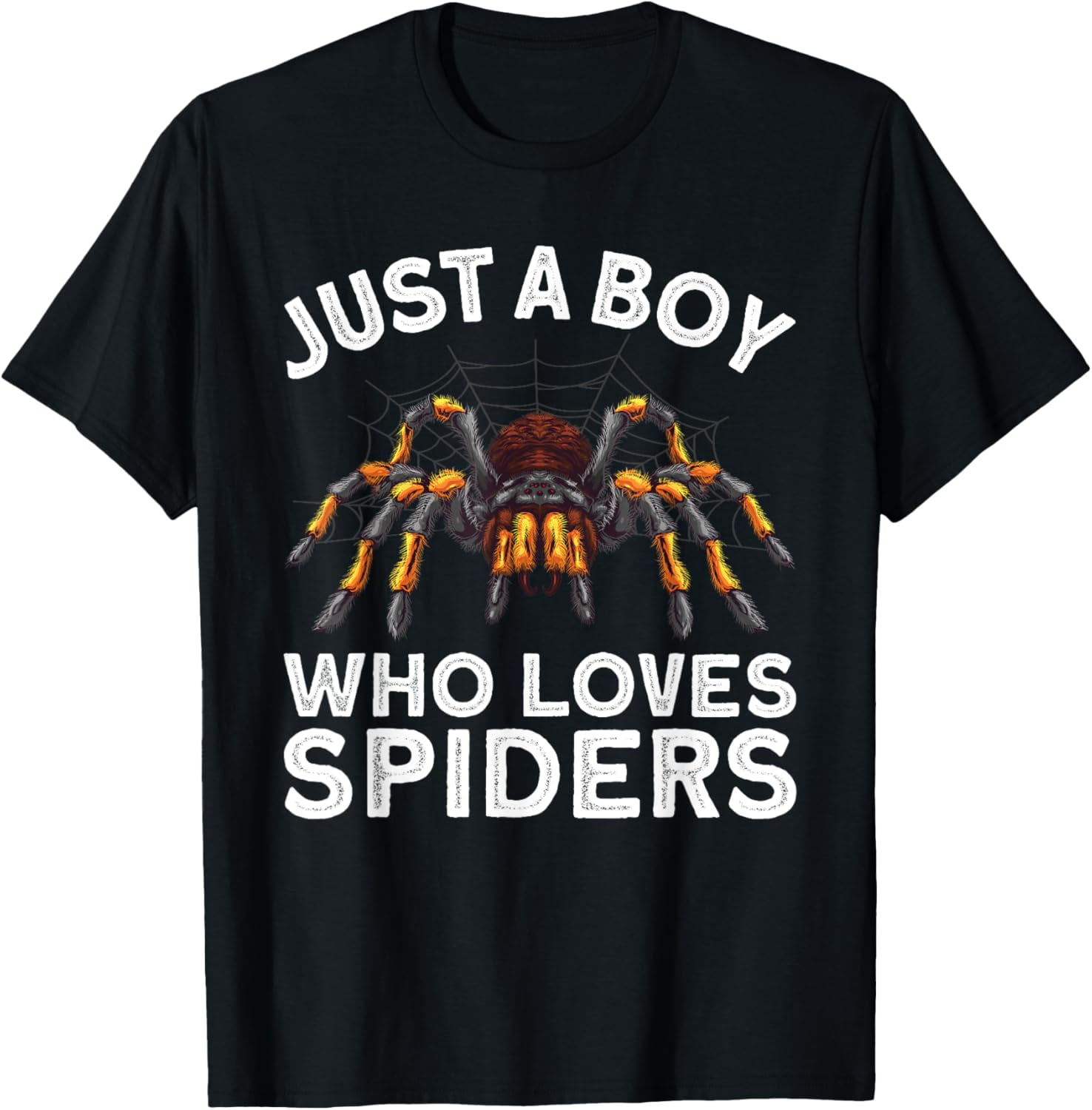 t-shirt Cute Spider For Men Boys Kids Spider Web Tarantula Arachnid T ...