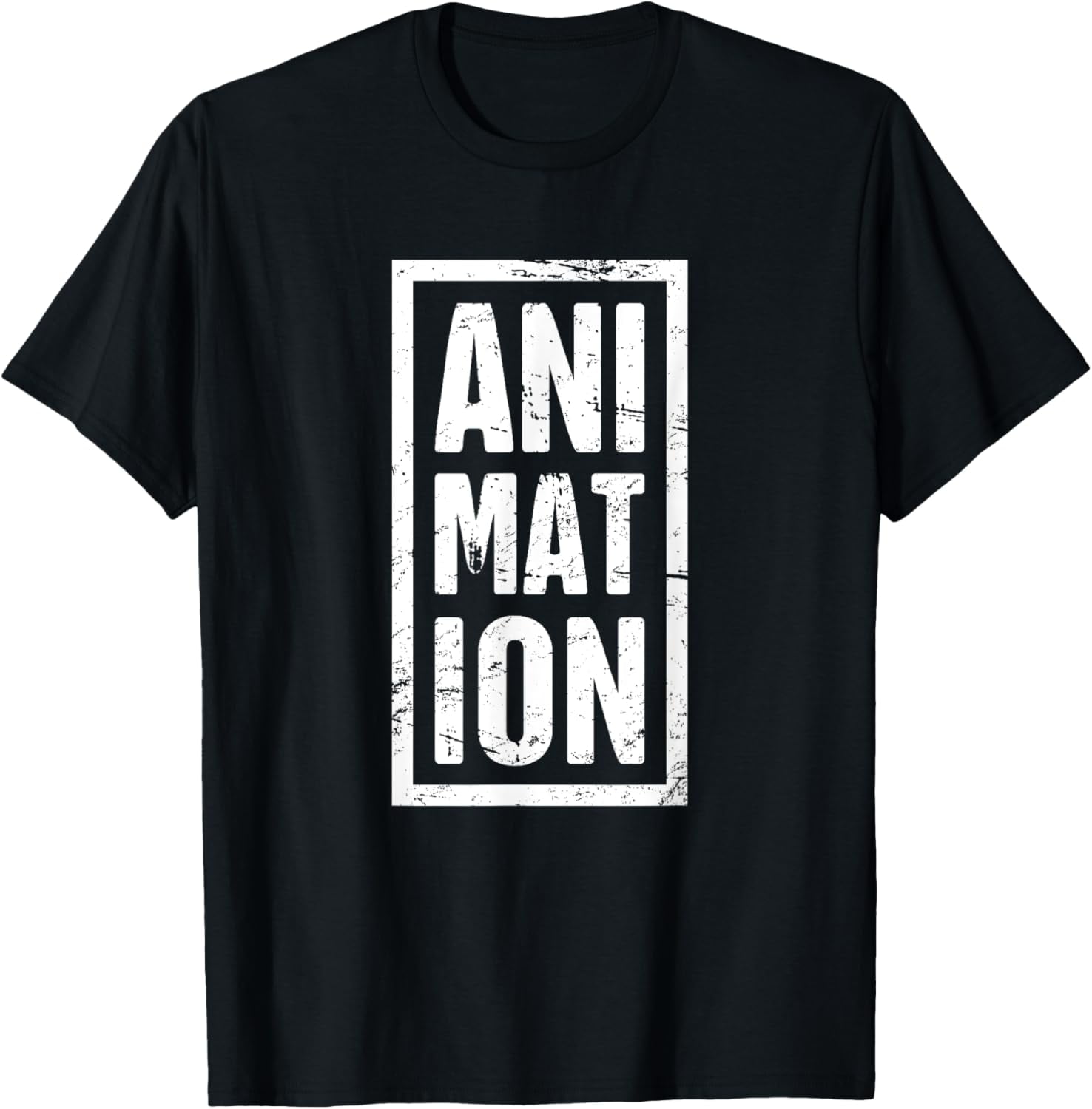 t-shirt Distressed ANIMATION Animator T-Shirt T-Shirt mens，black，women ...