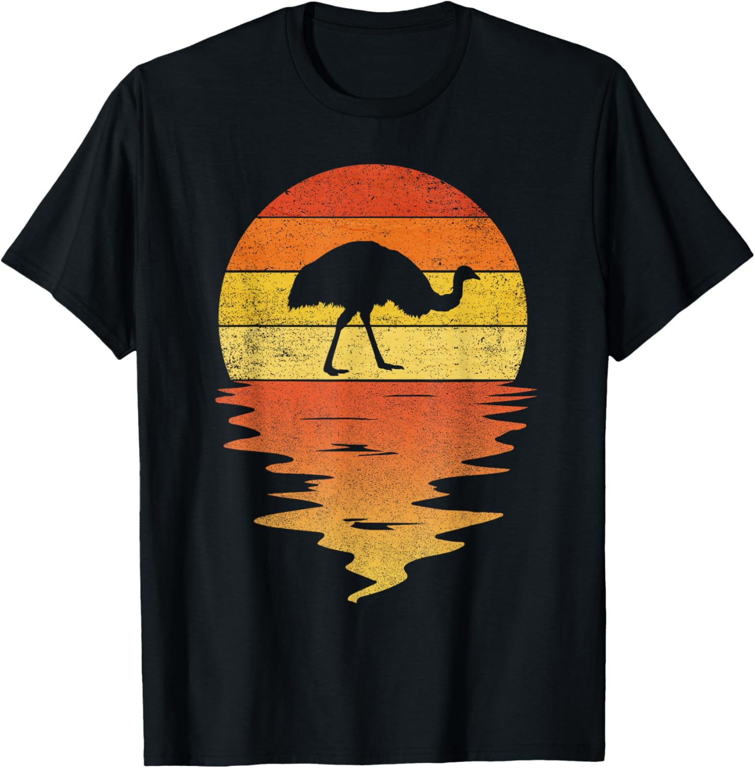 t-shirt Emu shirt retro sunset 70s vintage Emu T-Shirt mens t shirt ...