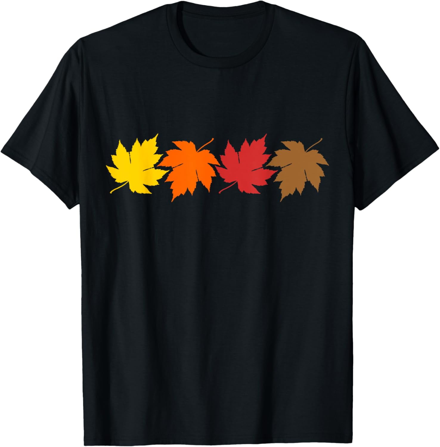 Fall Leaves and October Autumn T-Shirt mens t shirt，black，women，funny ...