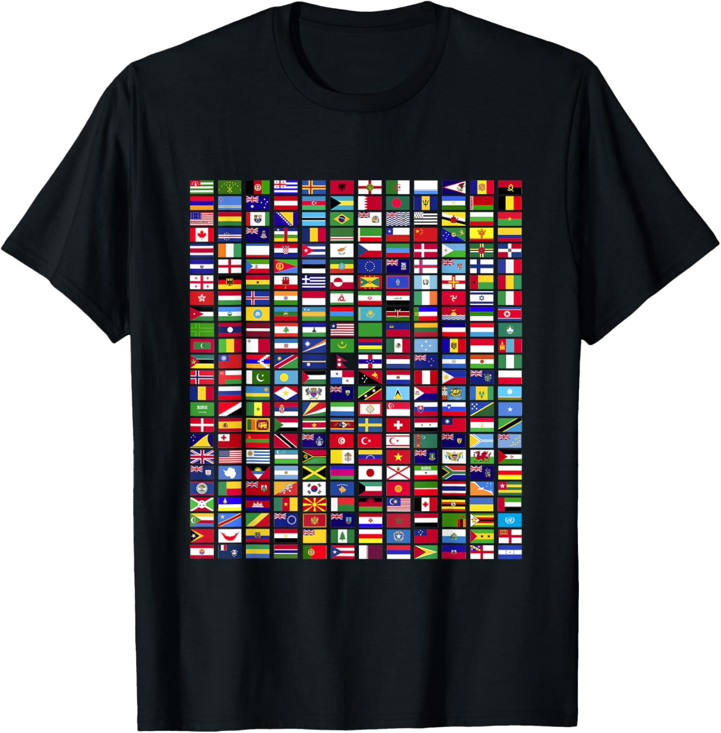 t-shirt Flags of the Countries around the World International 287 T ...