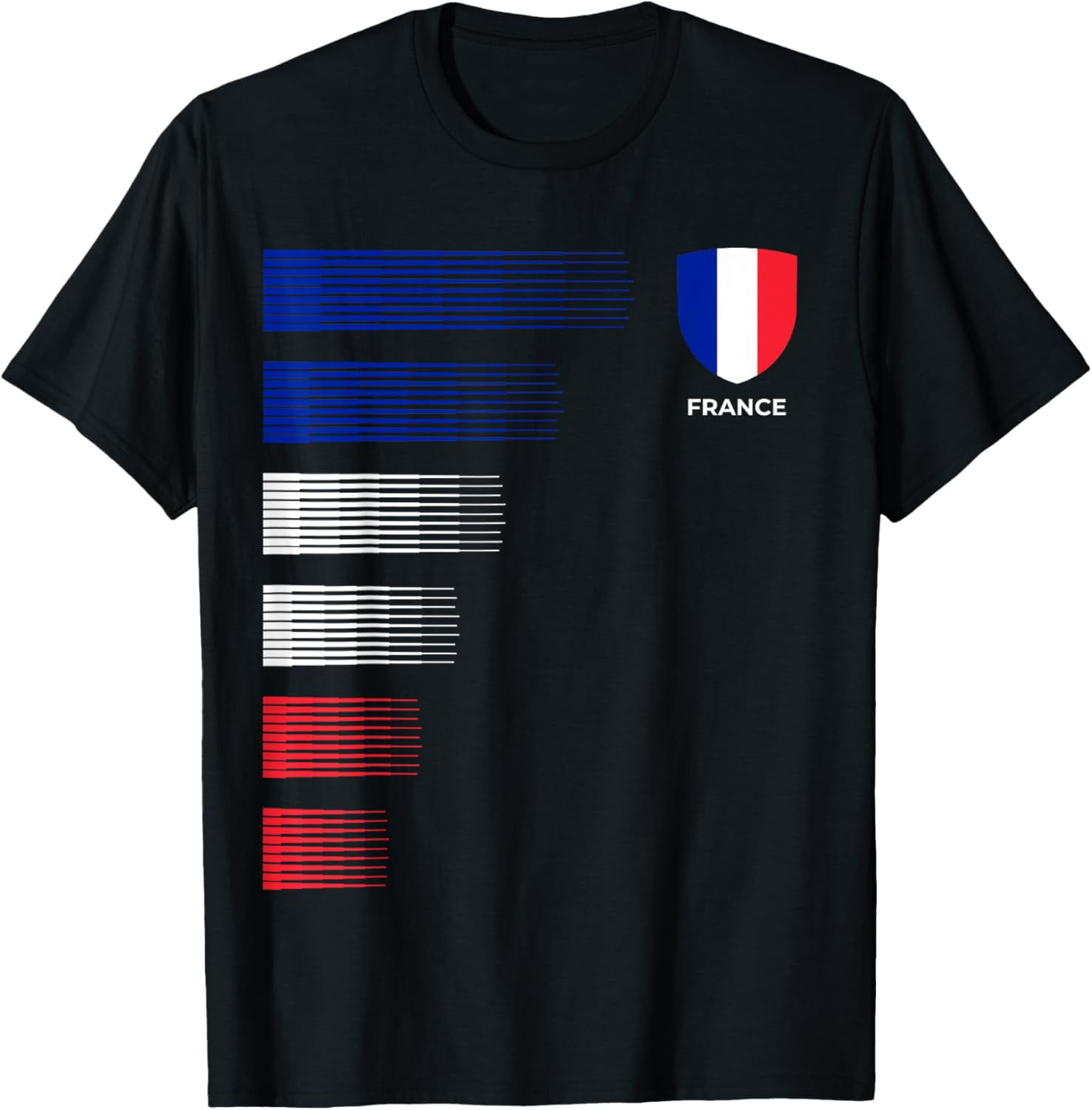 t-shirt France Flag Emblem Patriotic French National Pride Ancestry T ...