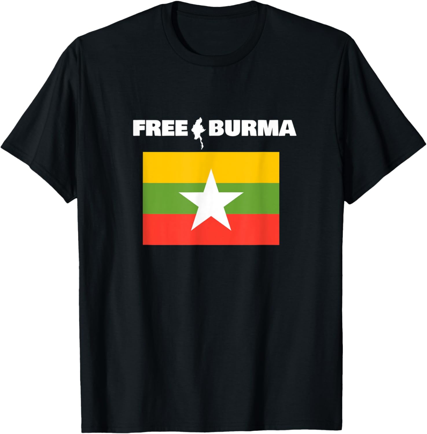 t-shirt Free Burma Freedom for Myanmar and Burma T-Shirt. - Walmart.com