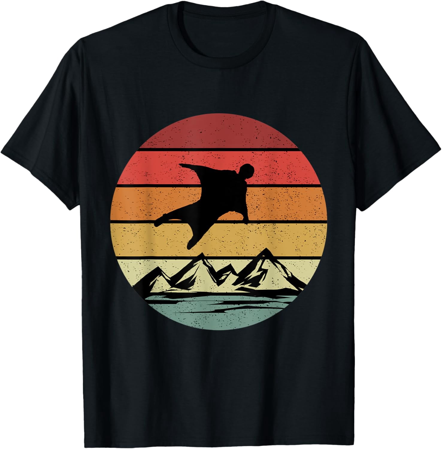 t-shirt Free Falling Retro Wingsuit Jersey T-Shirt mens t shirt，black ...