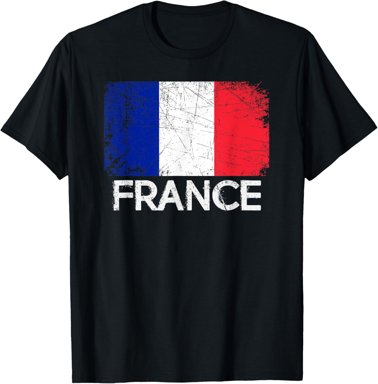 t-shirt French Flag | Vintage Made In France Gift T-Shirt - Walmart.com