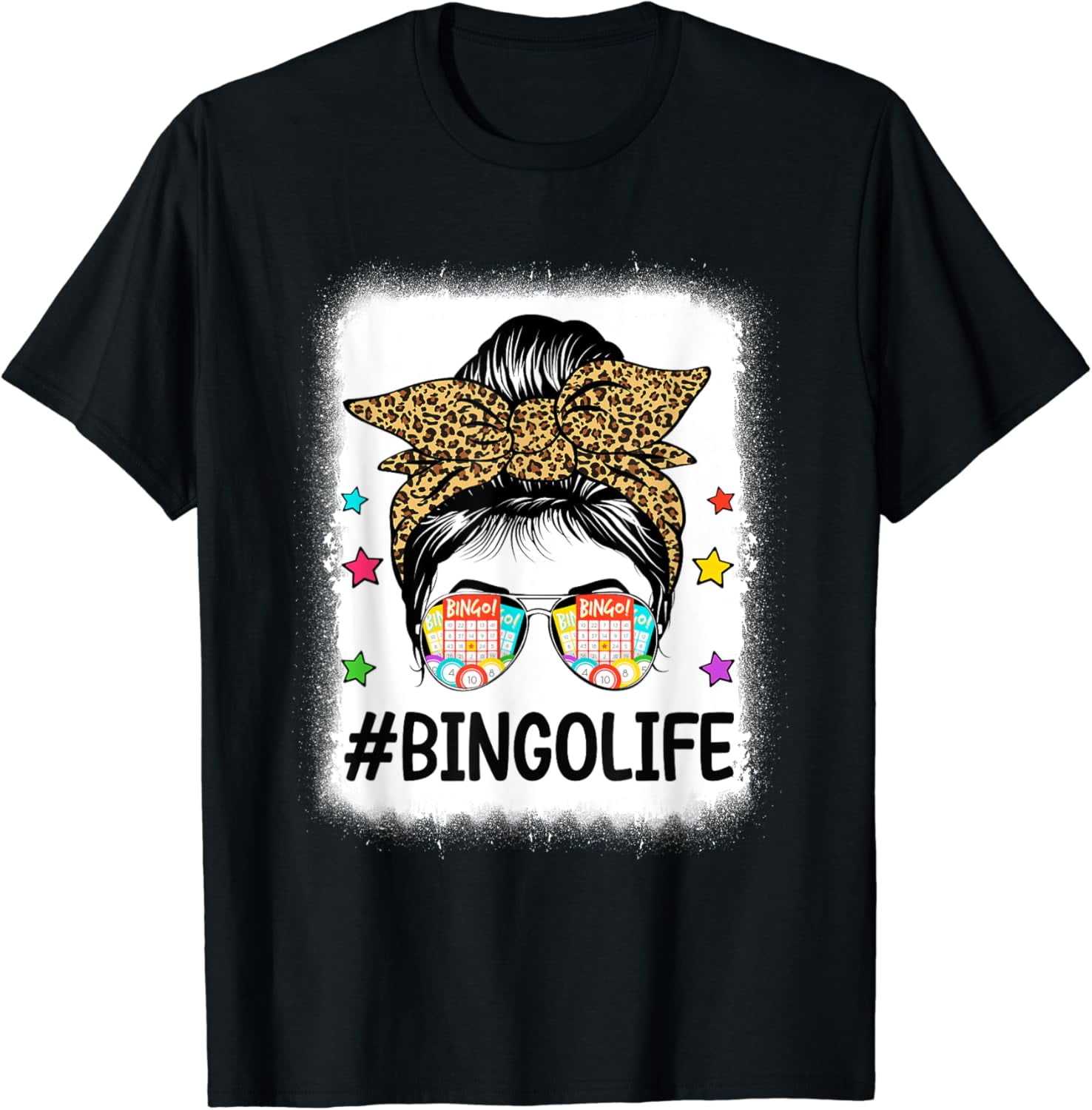 t-shirt Funny Bingo Life Bingo Messy Buns Gambling Womens Bingo t-shirt mens t shirt，black，women ...