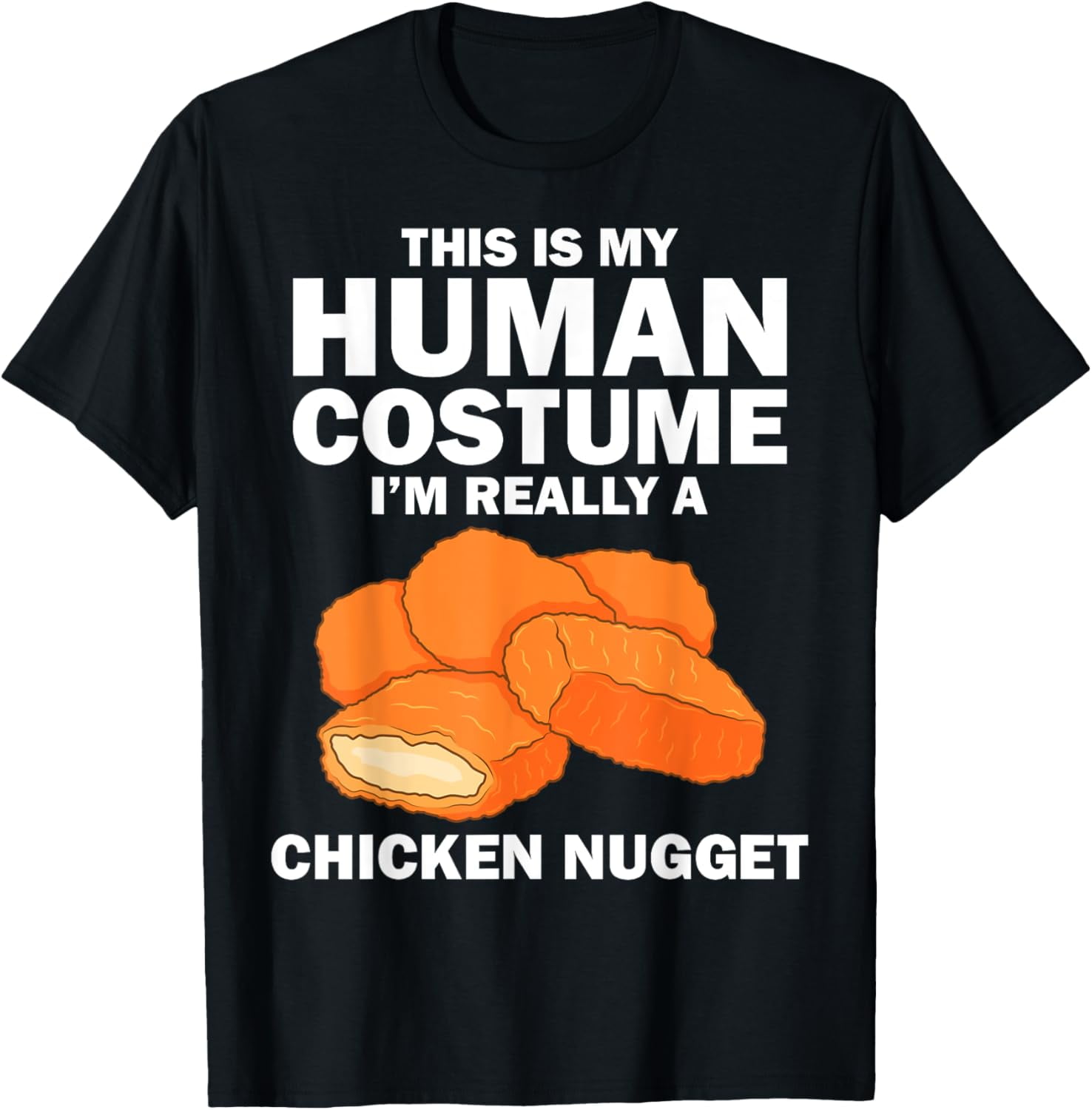 t-shirt Funny Chicken Nugget Costume For Kids Fashion Nugget Foodie T ...