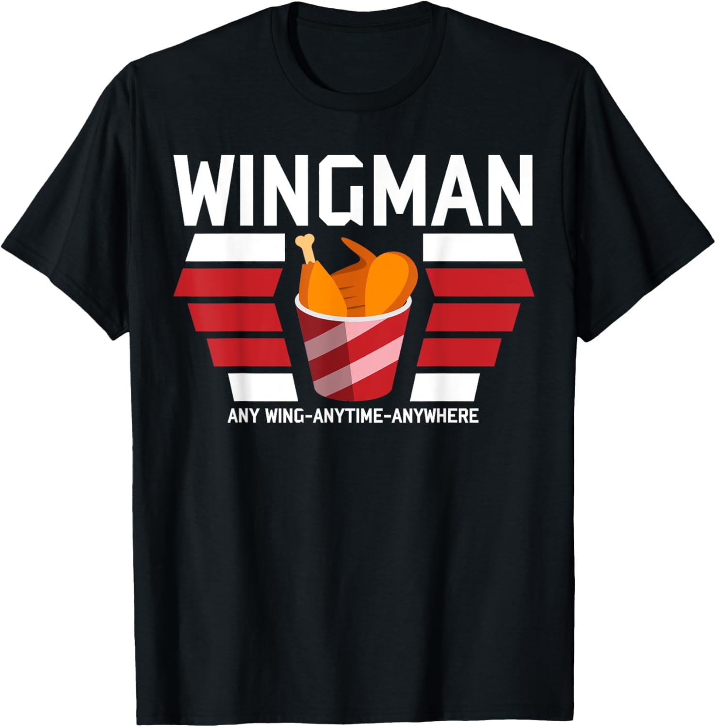 t-shirt Funny Chicken Wings Shirt: The Hot & Spicy Parody Gift Tee mens ...