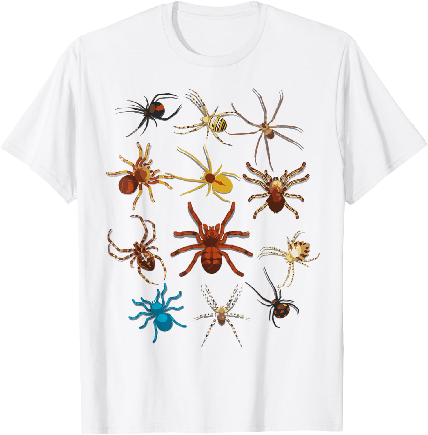 t-shirt Funny Spiders Shirt | Cute Halloween Scary Spiders Tee Gift ...