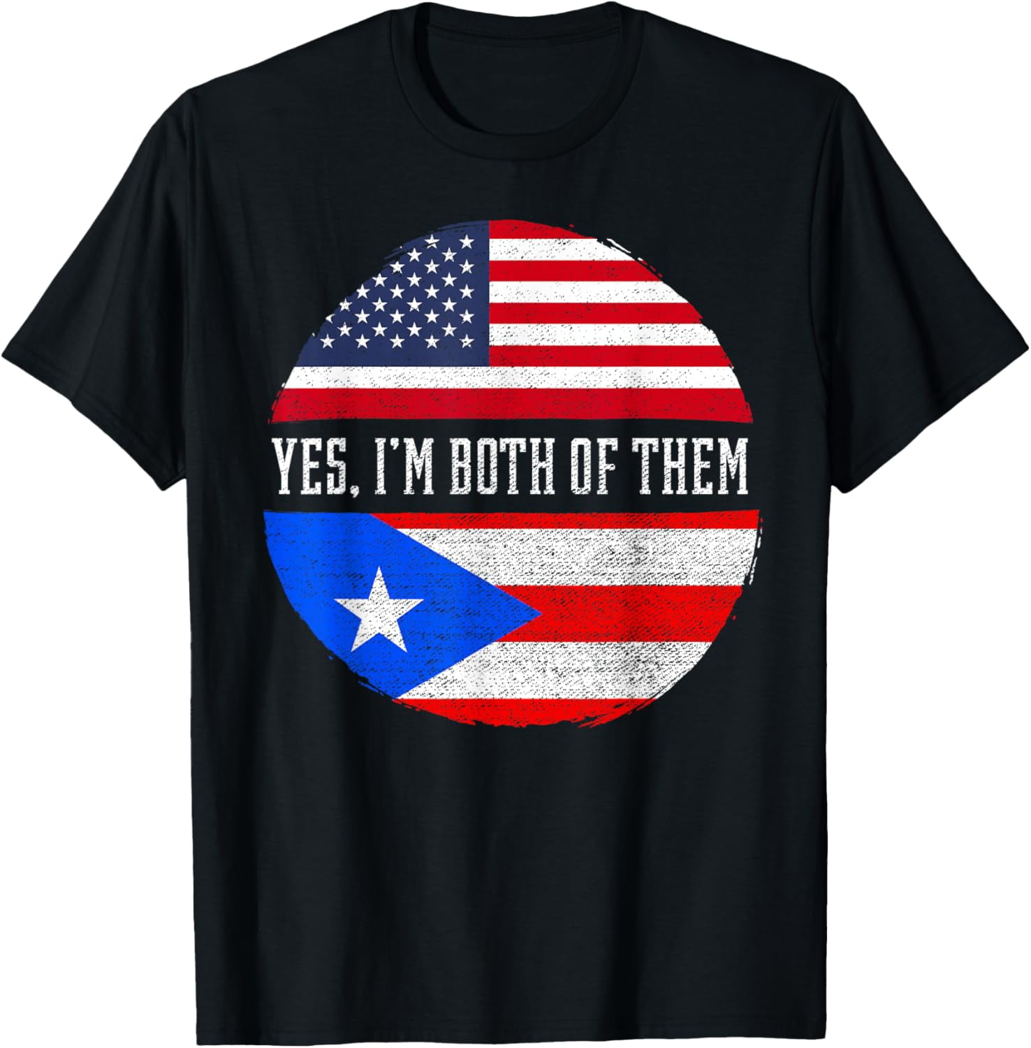 t-shirt Half American Half Puerto Rican USA Flag Puerto Rico DNA T ...