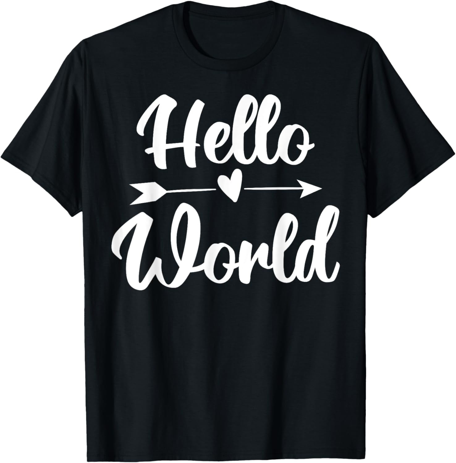 t-shirt Hello World Happy Father's Day Mother’s Day Reveal Party T-Shirt. - Walmart.com