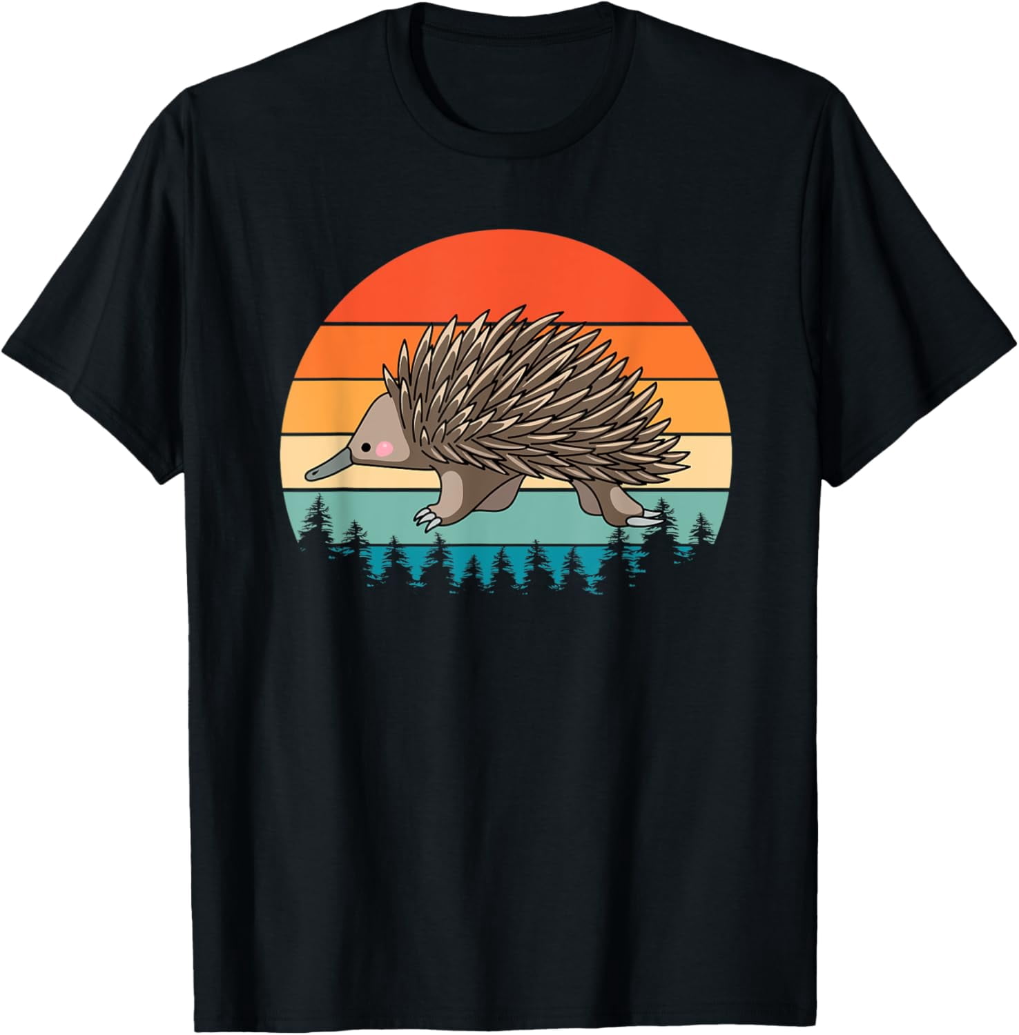 t-shirt Hilarious Nostalgic Retro Echidna Animals Unique Pets Lover T ...