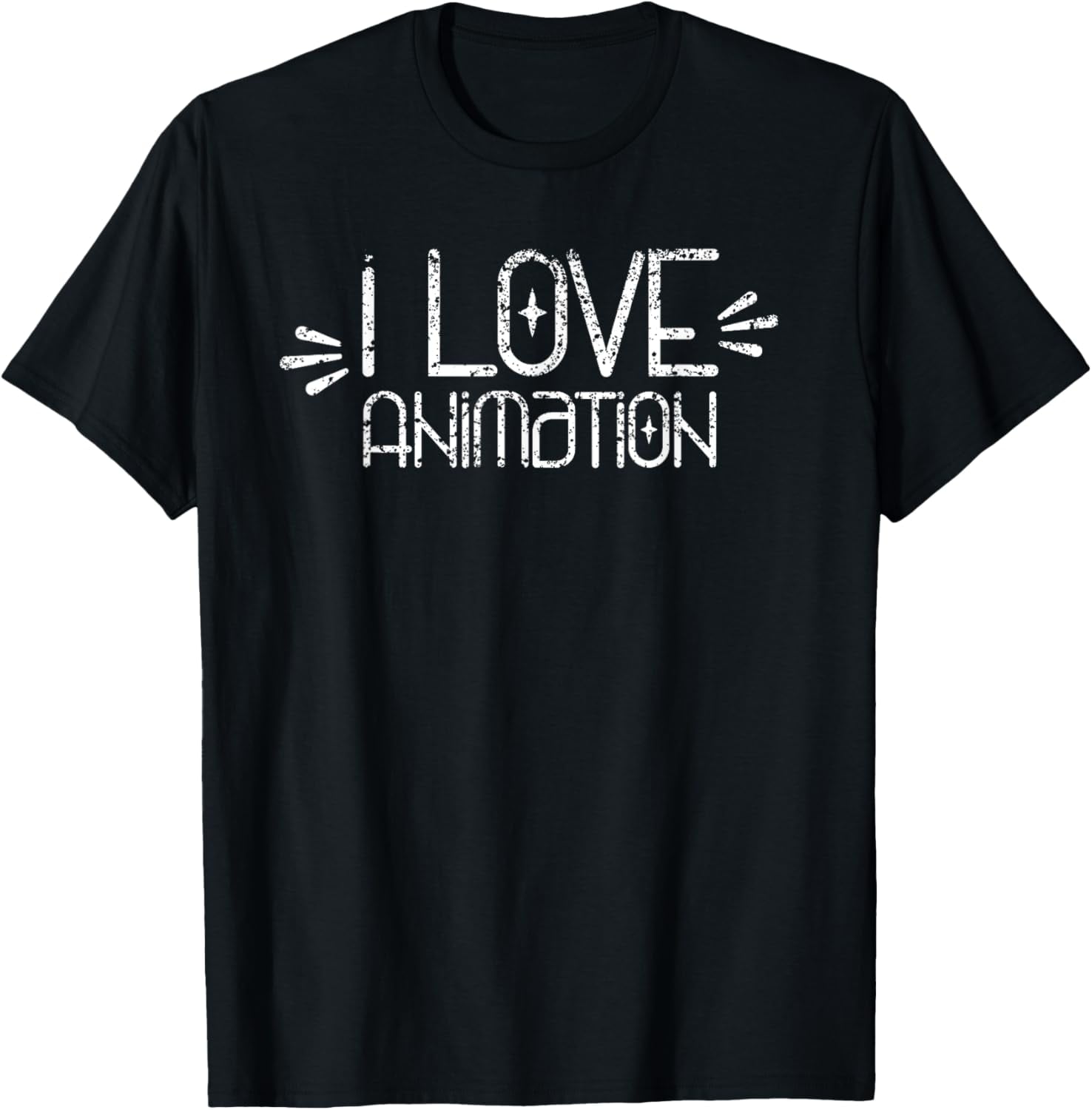 t-shirt I Love Animation Animate Job Team Animator T-Shirt mens，black ...
