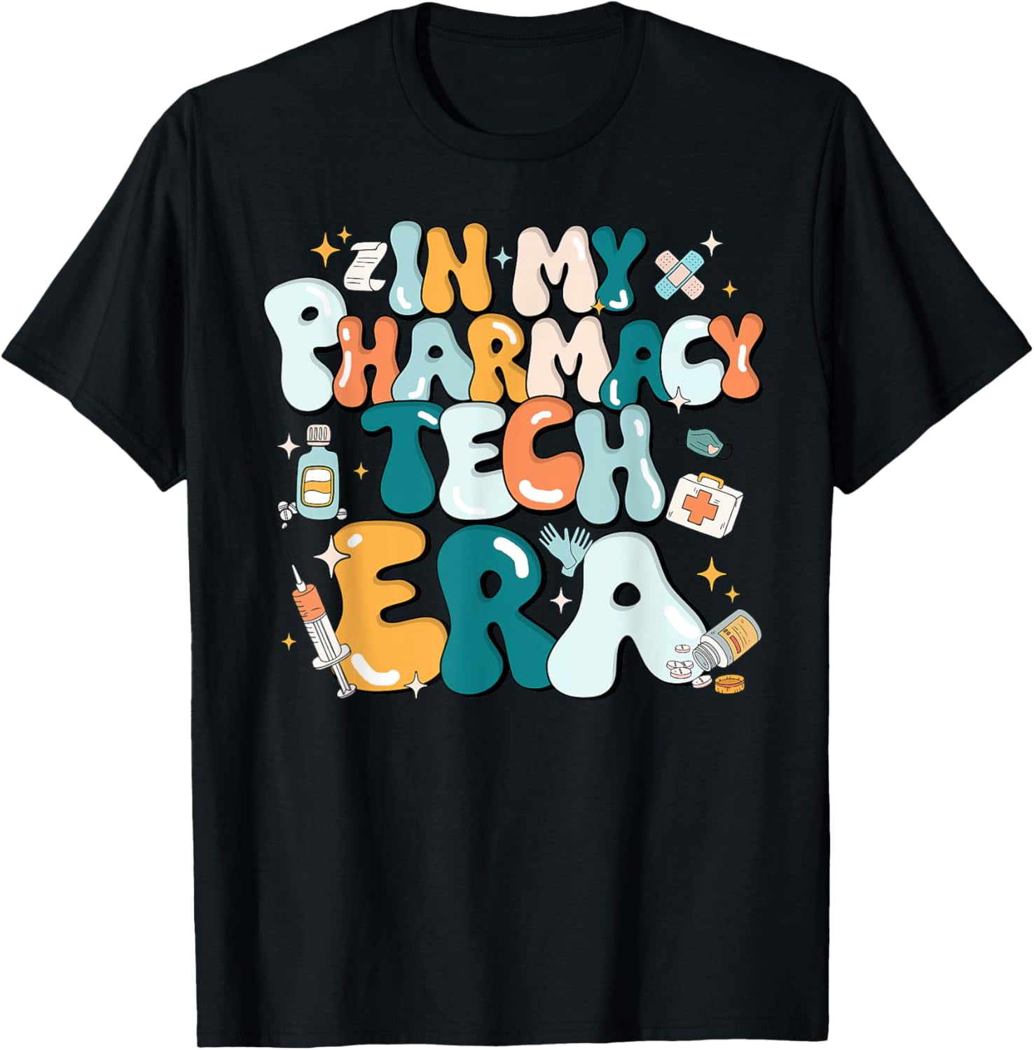 t-shirt In My Pharmacy Tech Era Cute Pharmacy Technician T-Shirt mens ...