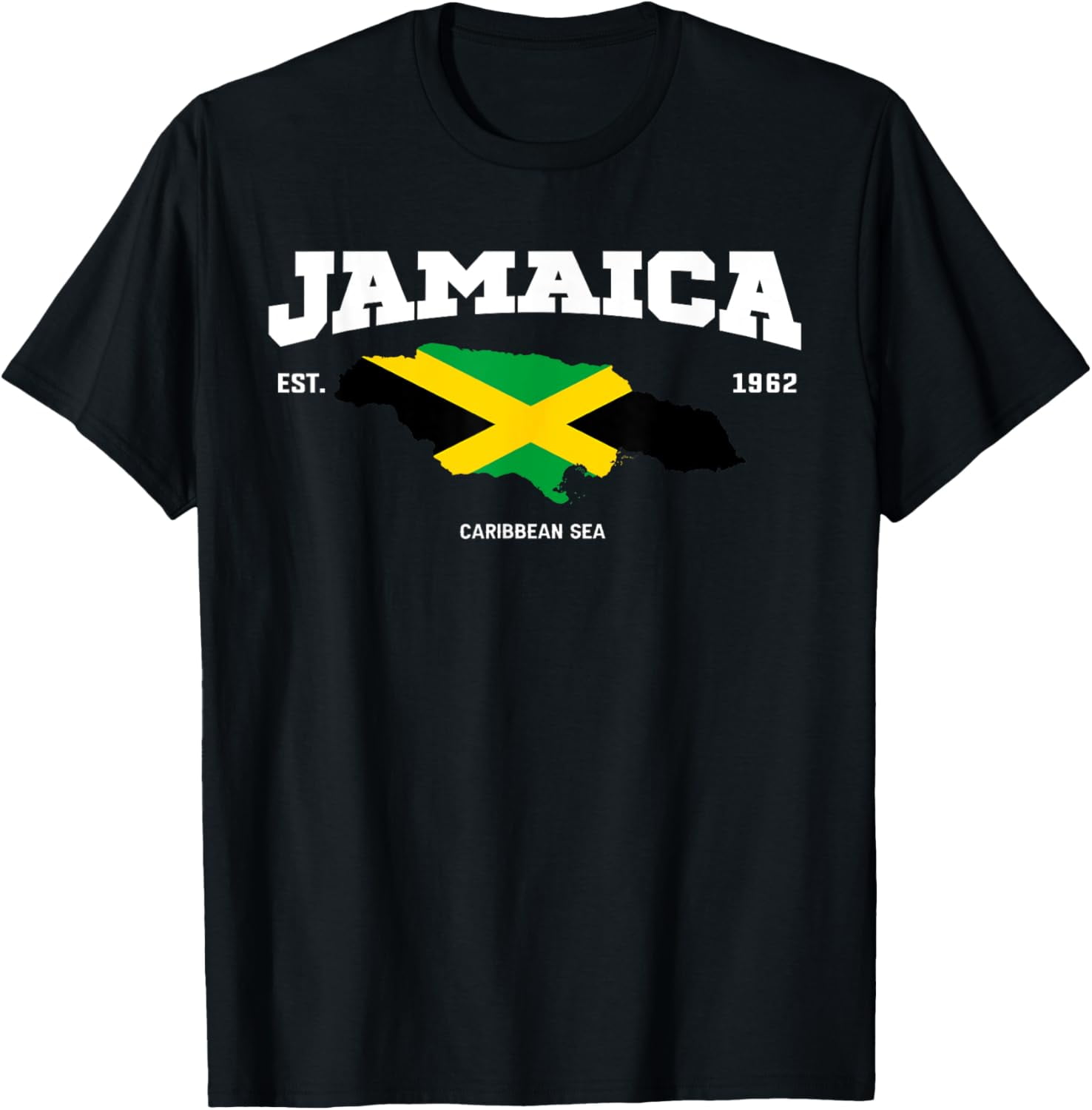 t-shirt Jamaican Flag, Jamaica Map, Vacation To Jamaica 2024 Tee T ...