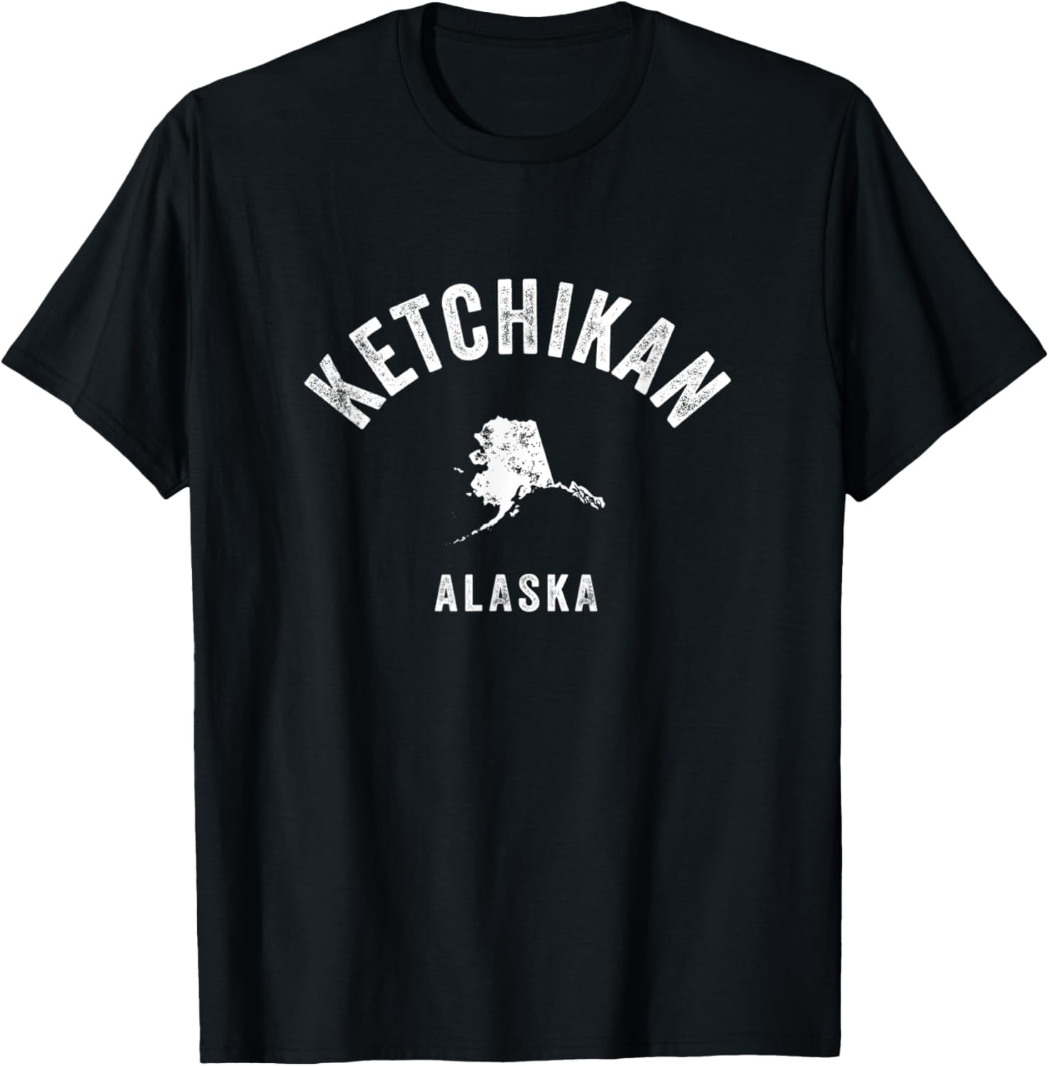 t-shirt Ketchikan Alaska AK Vintage 70s Athletic Sports Design T-Shirt ...
