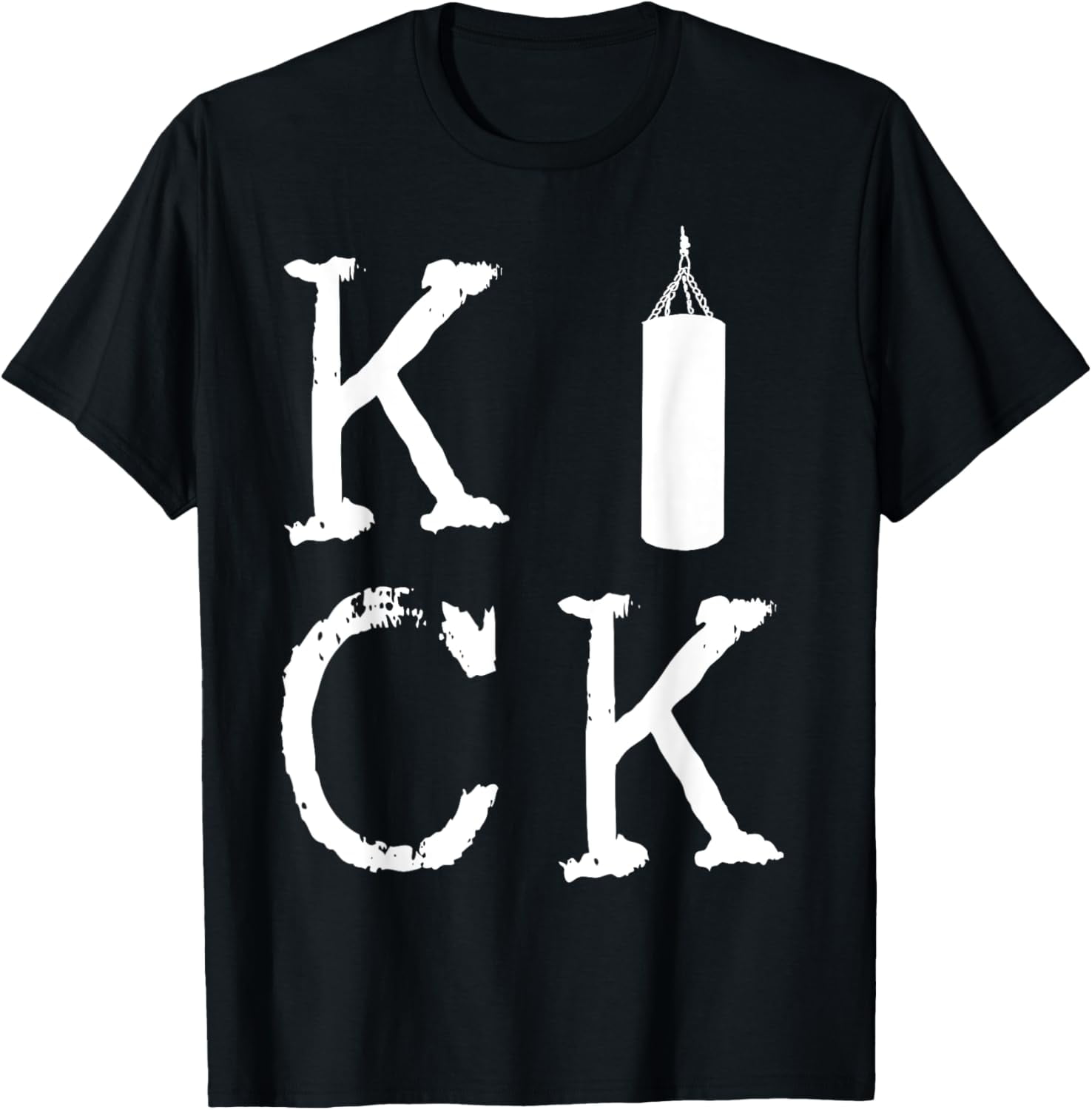 t-shirt Kick Boxing Kickboxer Bag Combat Sports Kickboxing T-Shirt ...