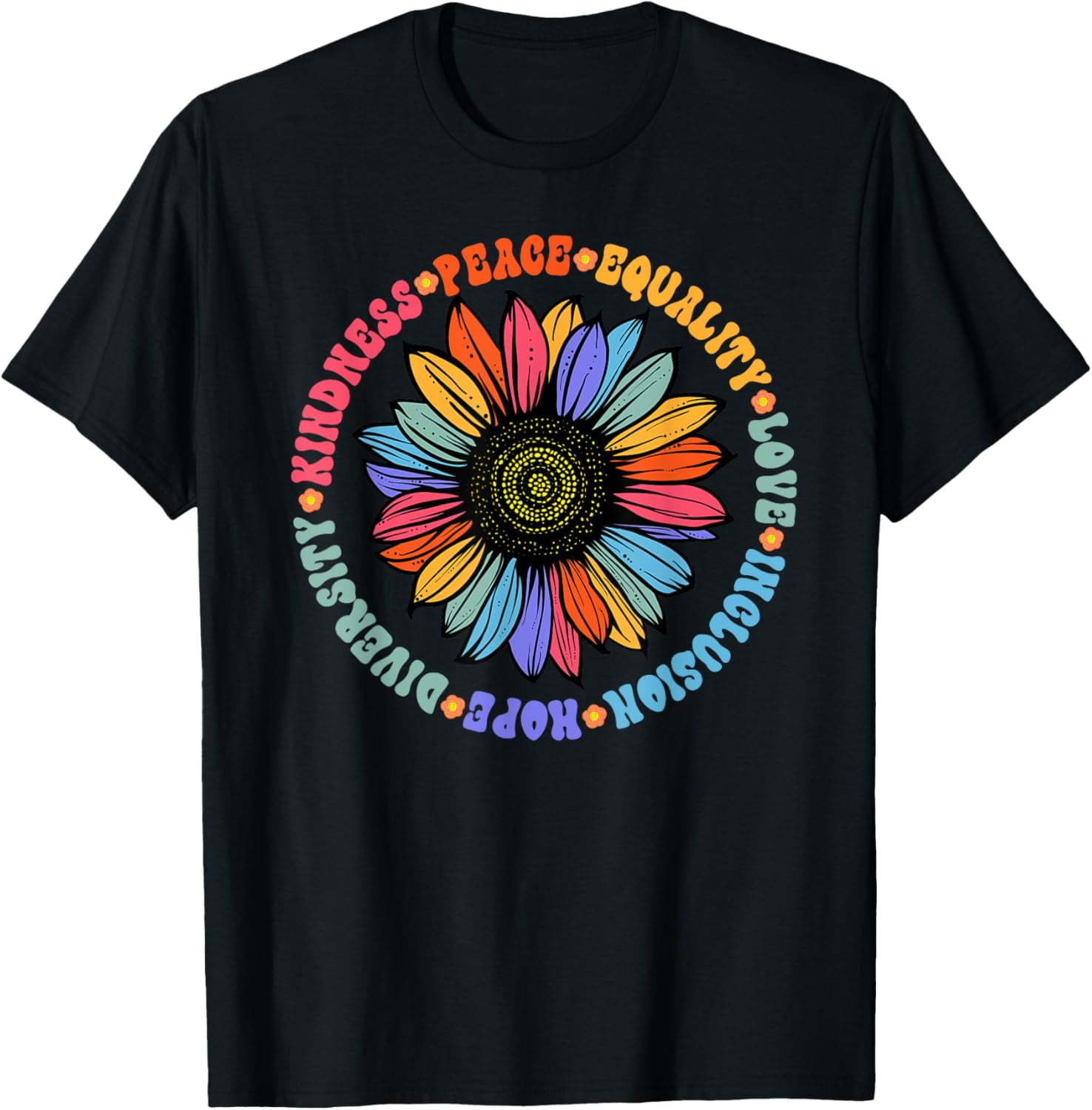 t-shirt Kindness Peace Equality Love Hope Diversity Human Rights T ...