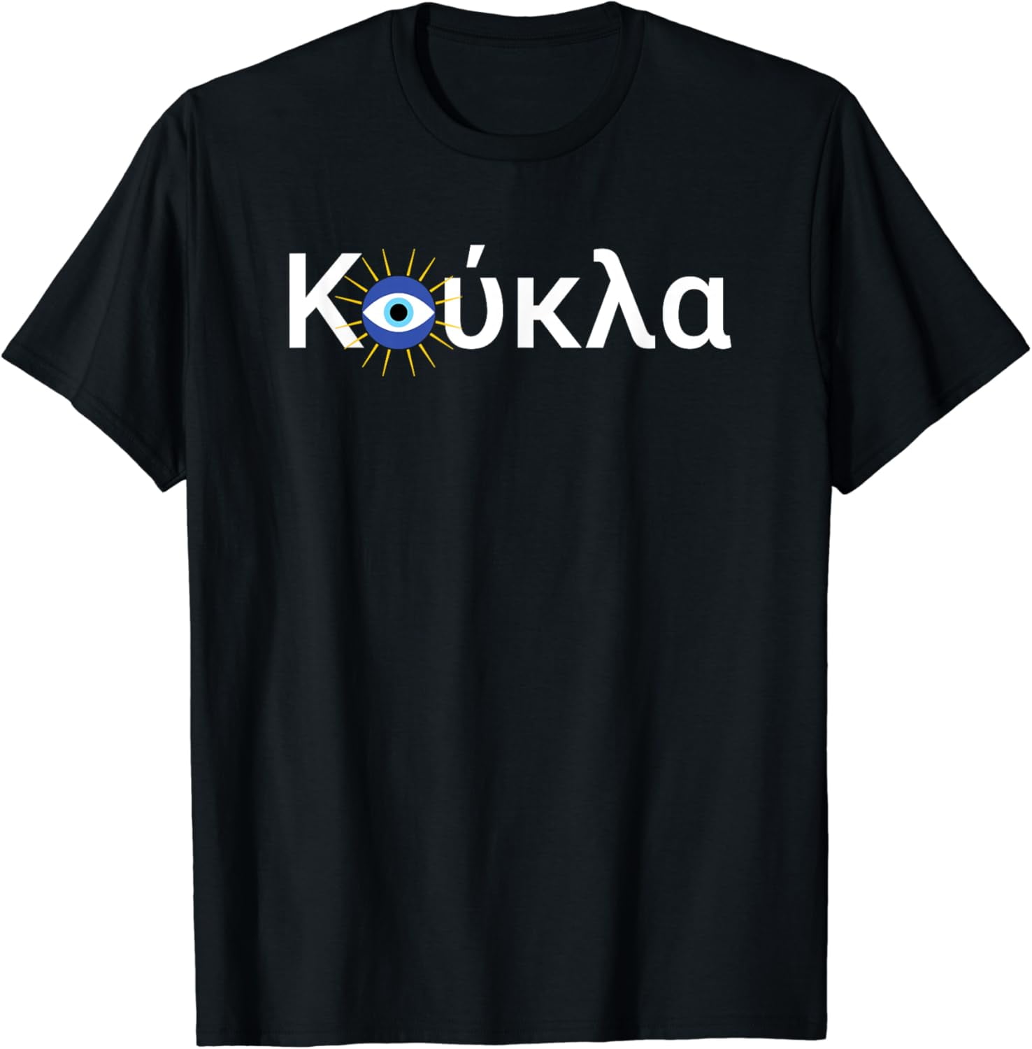 t-shirt Koukla in Greek Evil Eye Greece Pride Greek Woman Girl T-Shirt ...