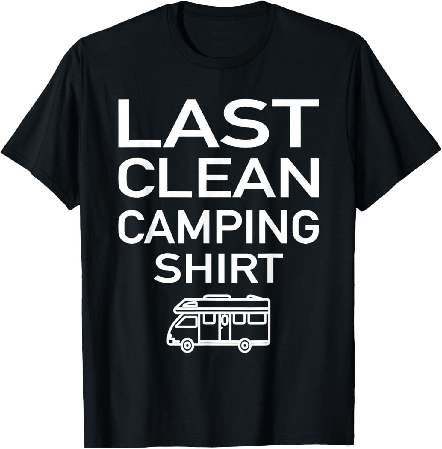 t-shirt Last Clean Camping Shirt - Caravan Camper Camping T-Shirt mens ...