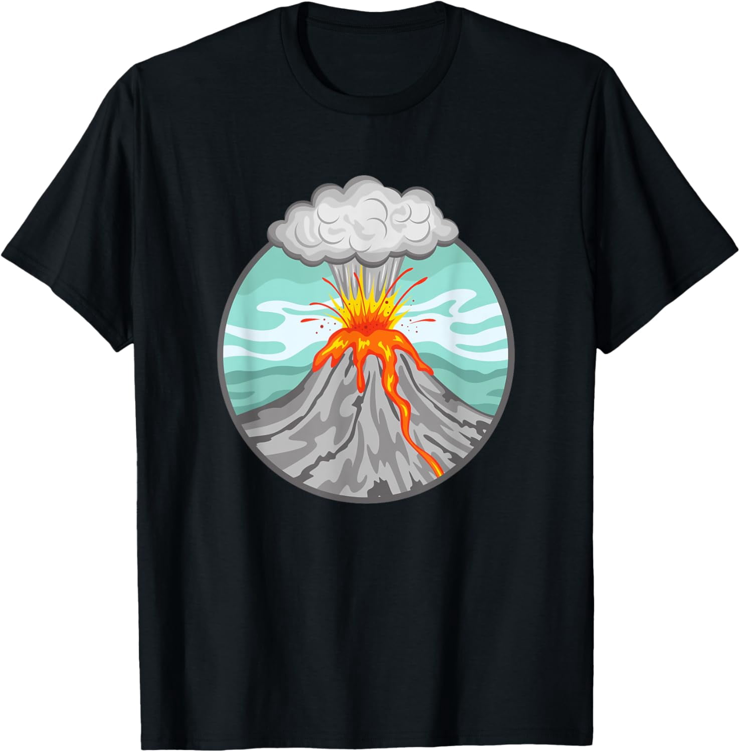 t-shirt Lava Volcano Eruption Magma in Hawaii Indonesia & Tokyo T-Shirt ...