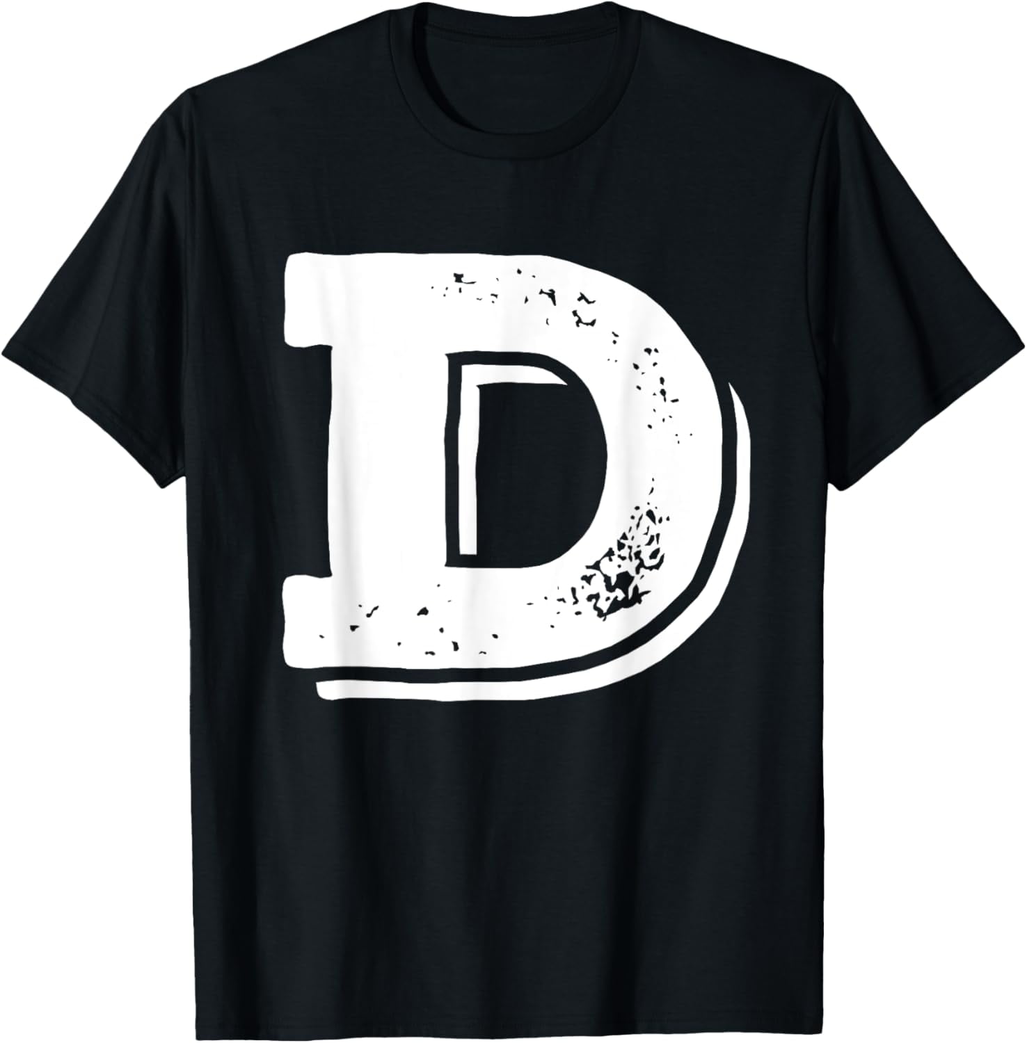 t-shirt Letter D Capital Alphabet College Varsity Monogram Club T-Shirt ...